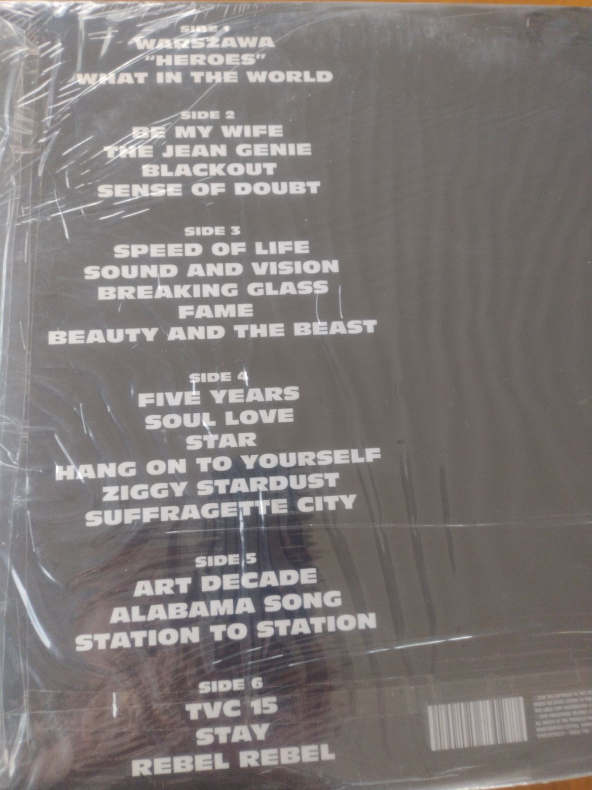 David Bowie - "Welcome to the Blackout" - 3-LP set - Vinyl, CD, and Blu ...