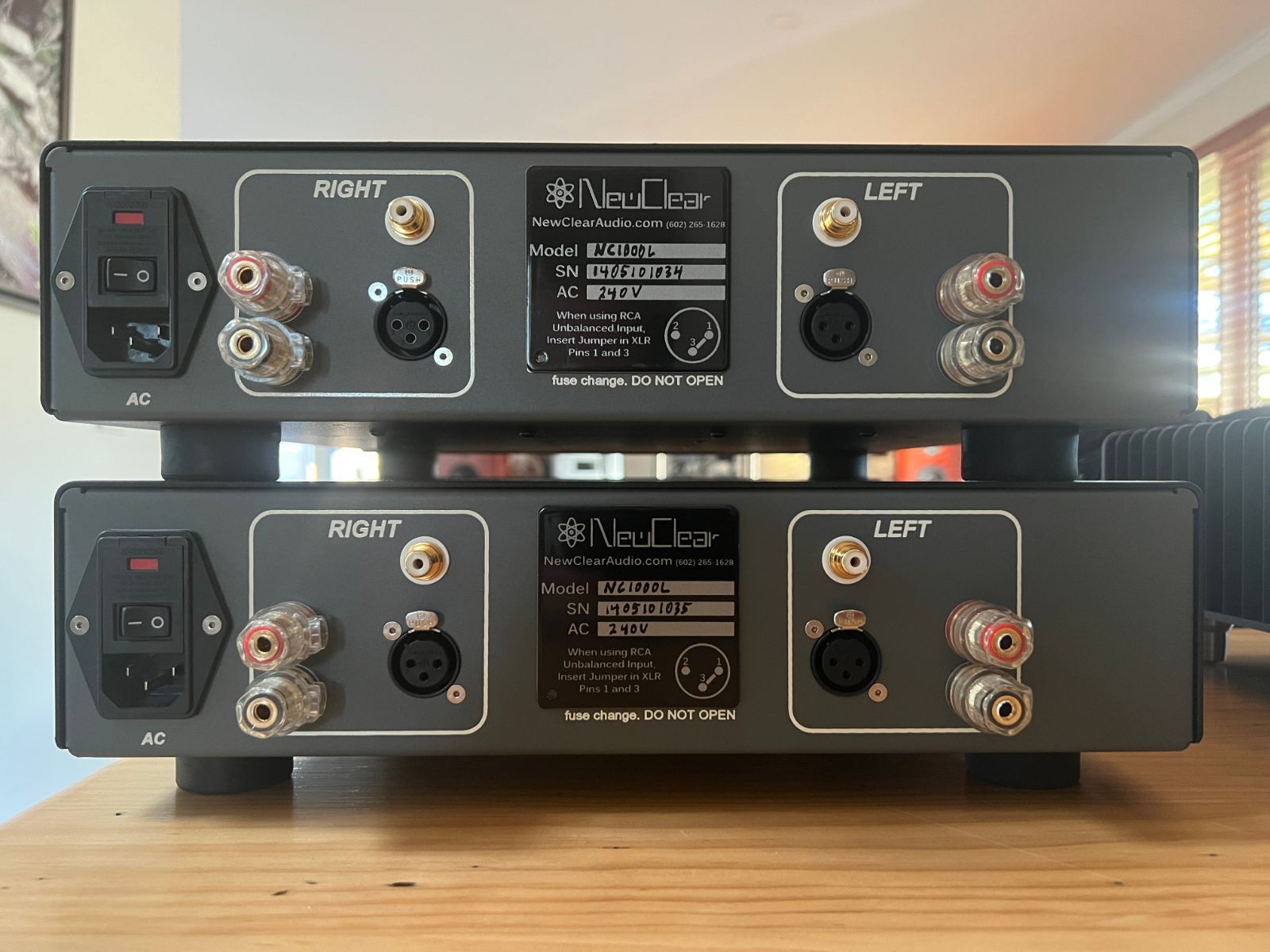 FS: NewClear Audio NC1000L Stereo/Dual Mono Amplifier(s) - Stereo, Home ...
