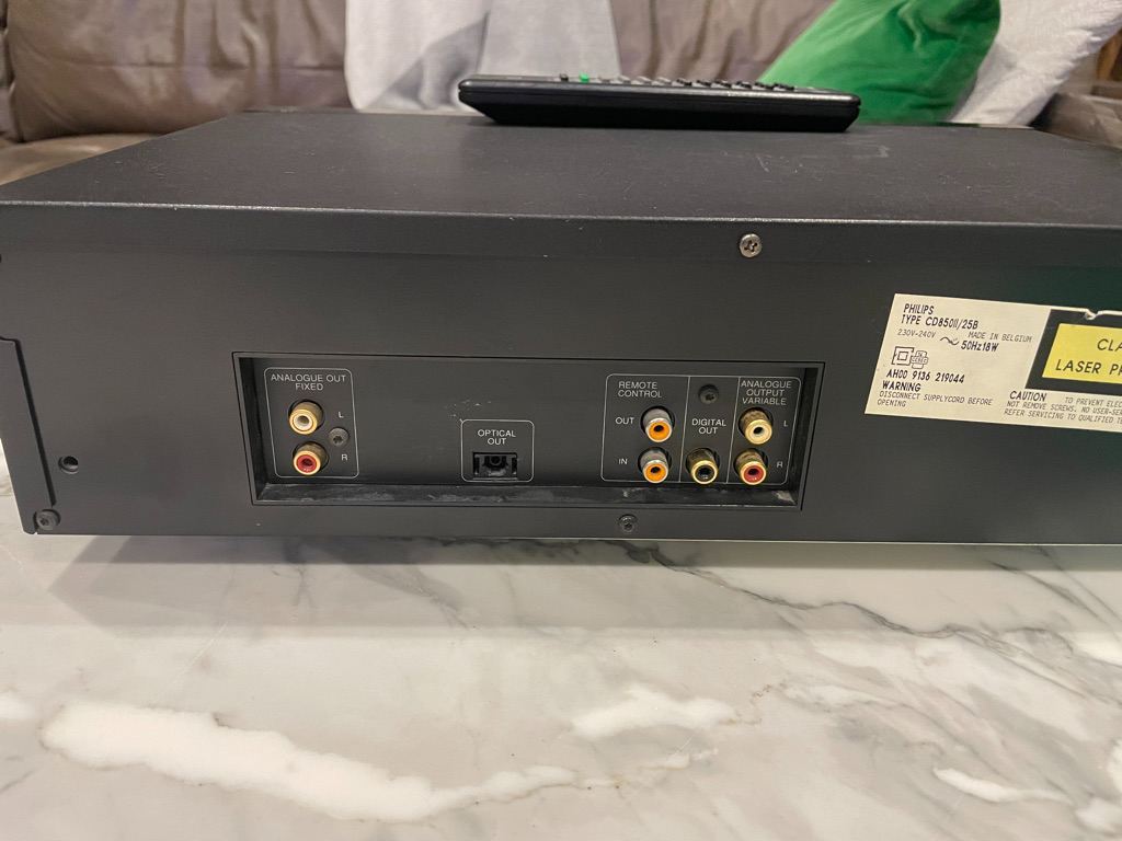 FS: Phillips CD-850 MkII CD player with remote - Stereo, Home Cinema ...