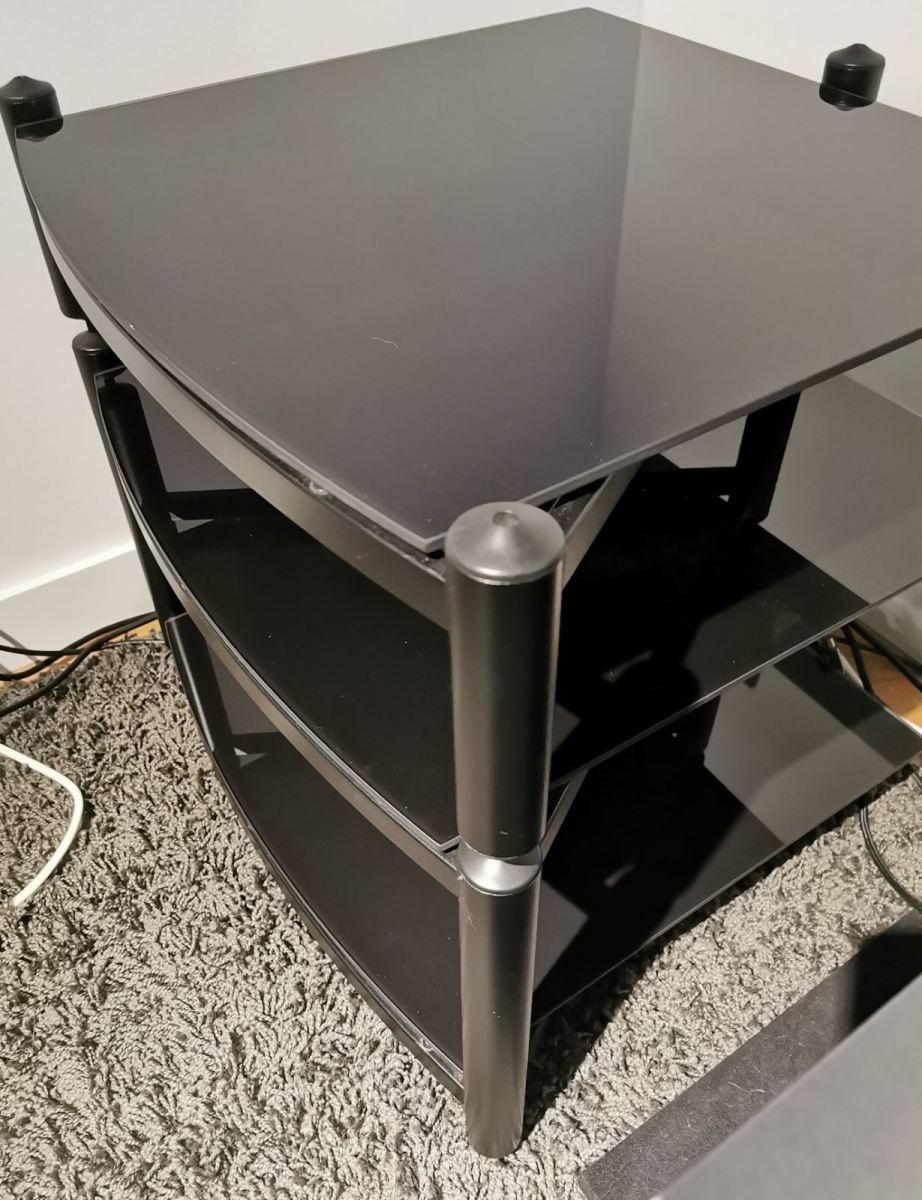Atacama Equinox Hifi Rack - Black tempered glass - Hi-Fi and Cinema ...