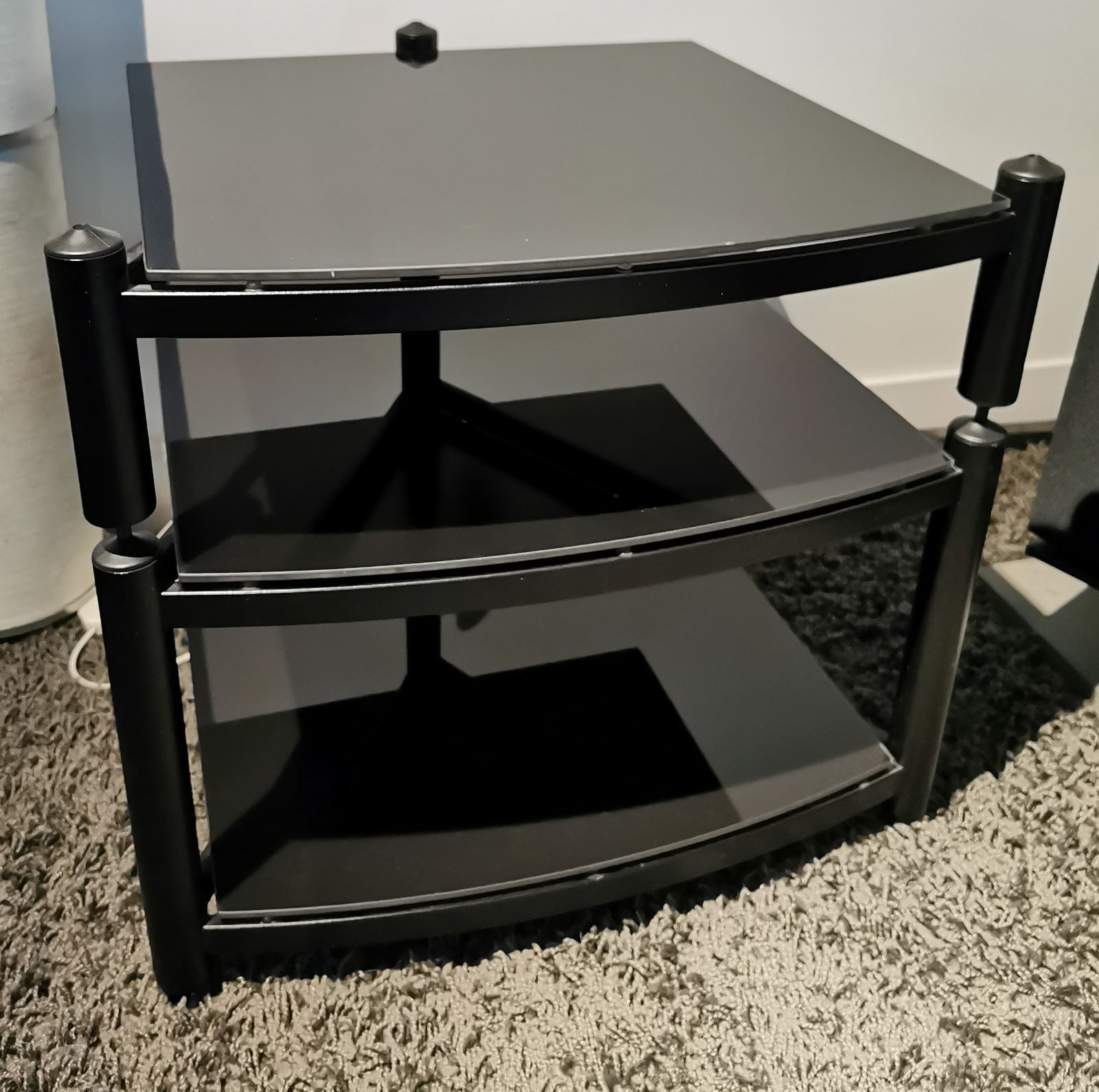 Atacama Equinox Hifi Rack - Black tempered glass - Hi-Fi and Cinema ...