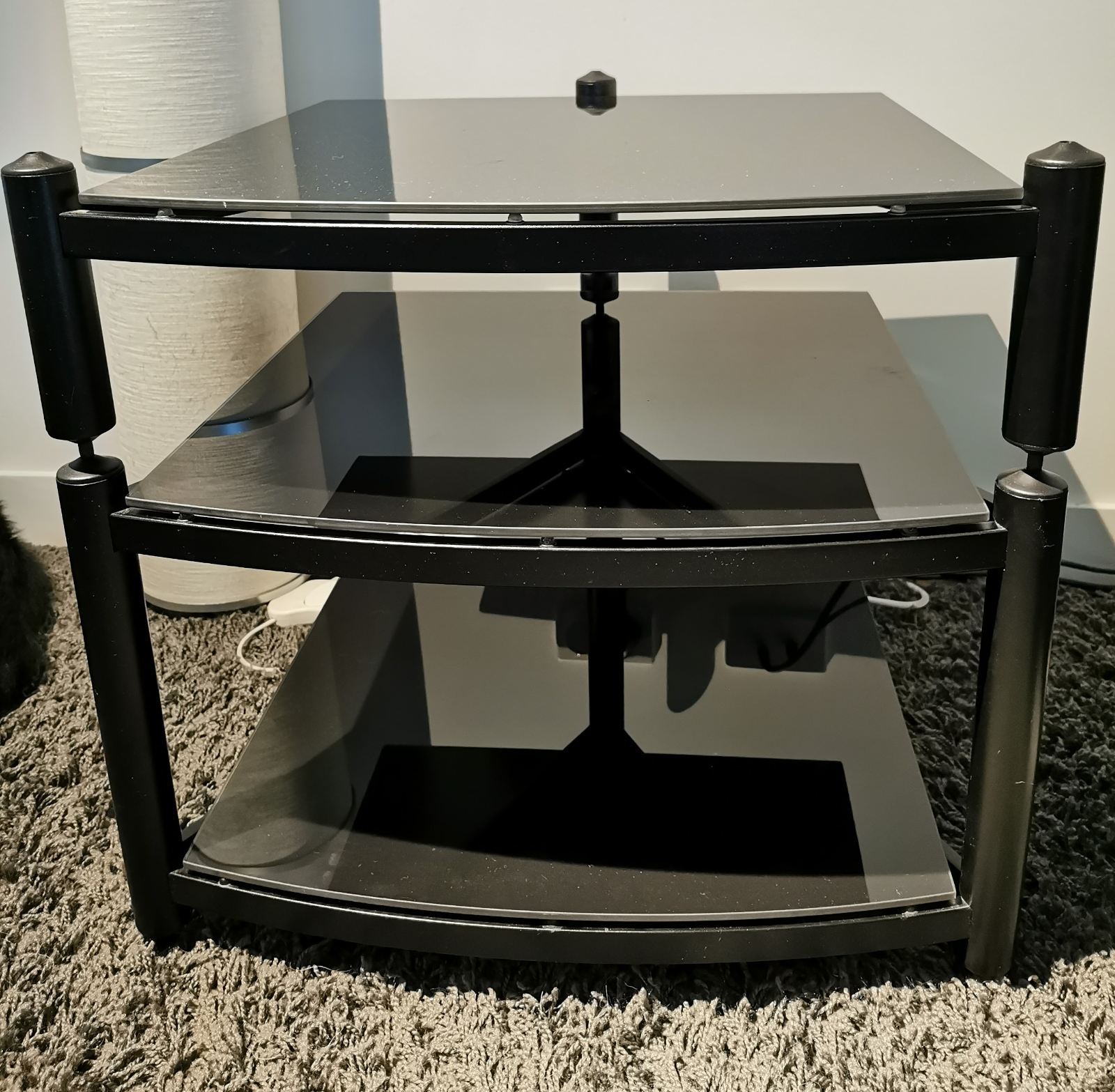 Atacama Equinox Hifi Rack - Black tempered glass - Hi-Fi and Cinema ...