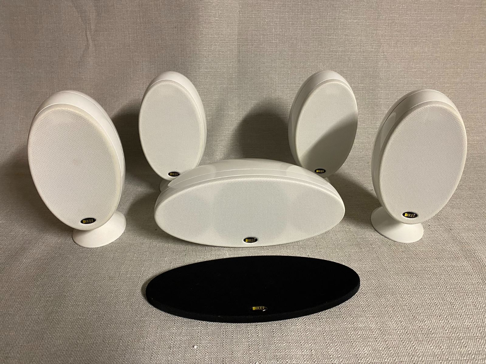 FS: KEF KHT3005SE - KEF Eggs White - Stereo, Home Cinema, Headphones ...