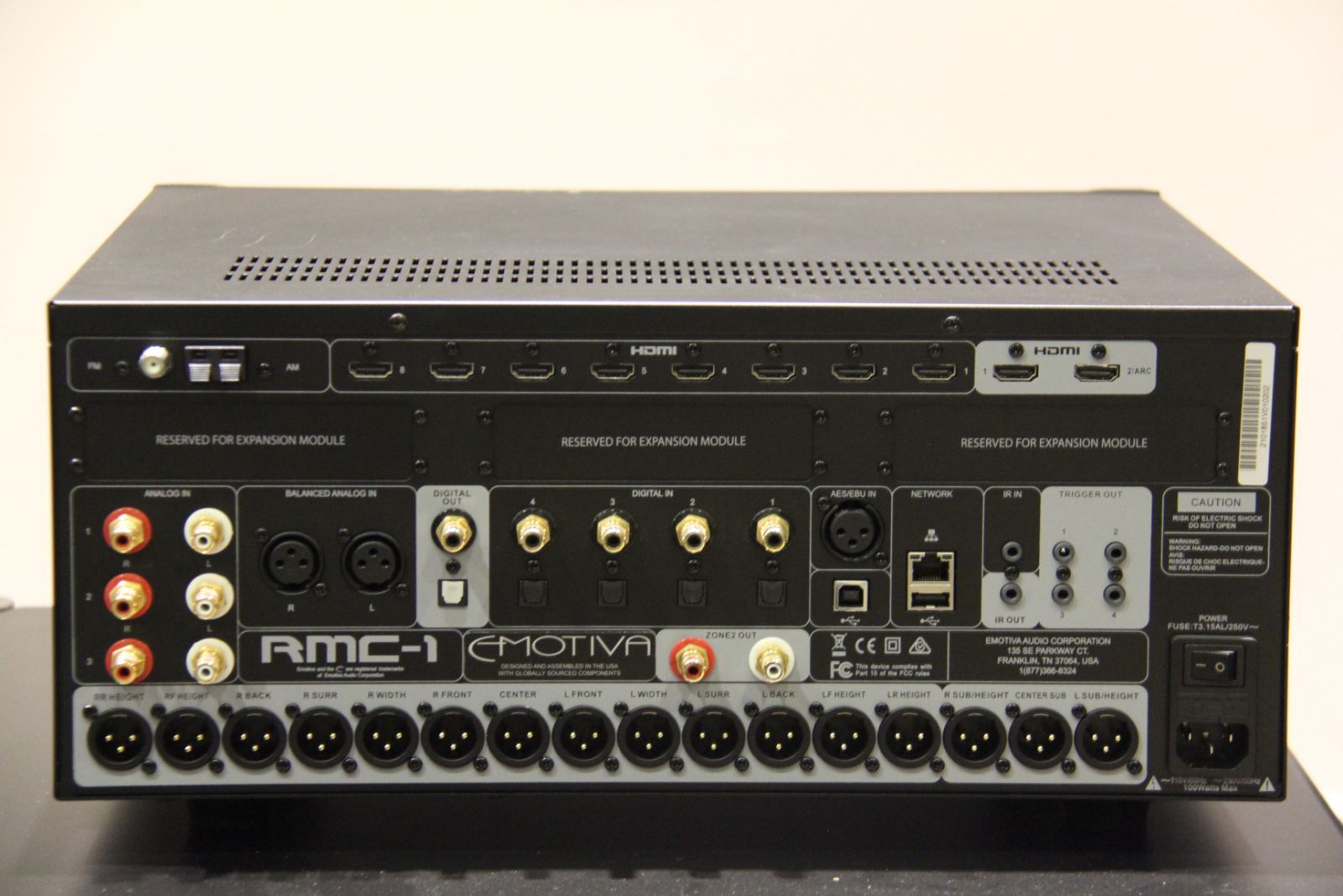 FS: Emotiva RMC-1 16 Channel AV Processor - Commercial Classifieds ...