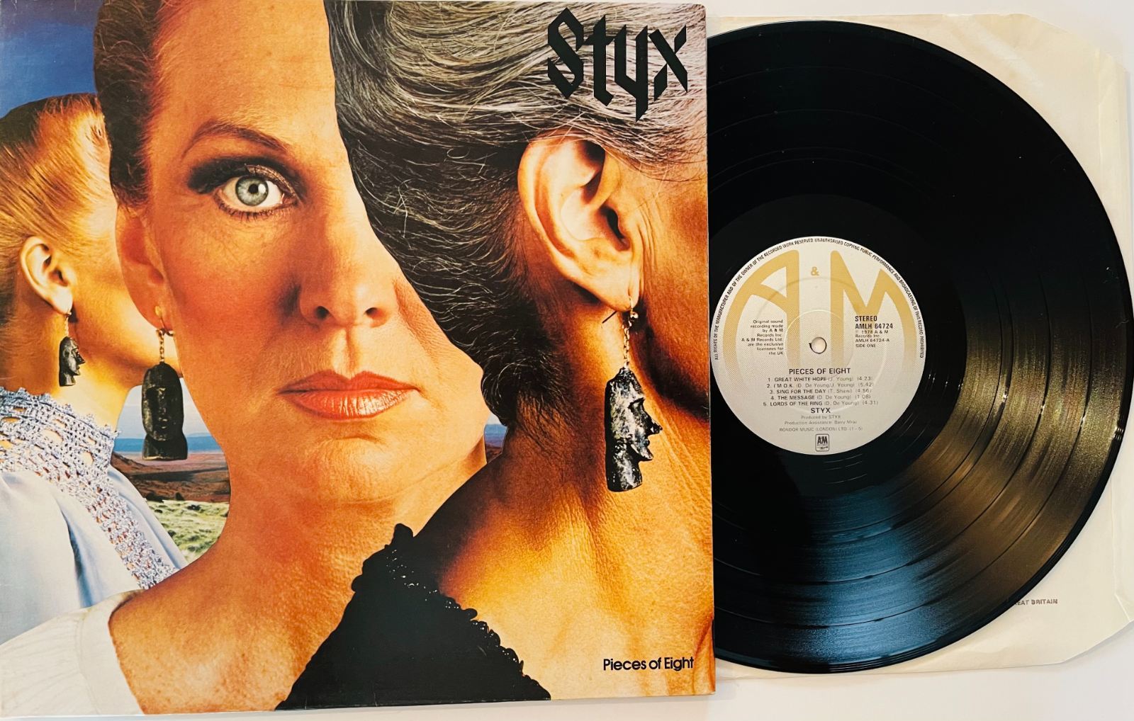 Styx - Pieces Of Eight - 1978 UK Pressing |﻿ Vinyl, CD, and Blu-ray