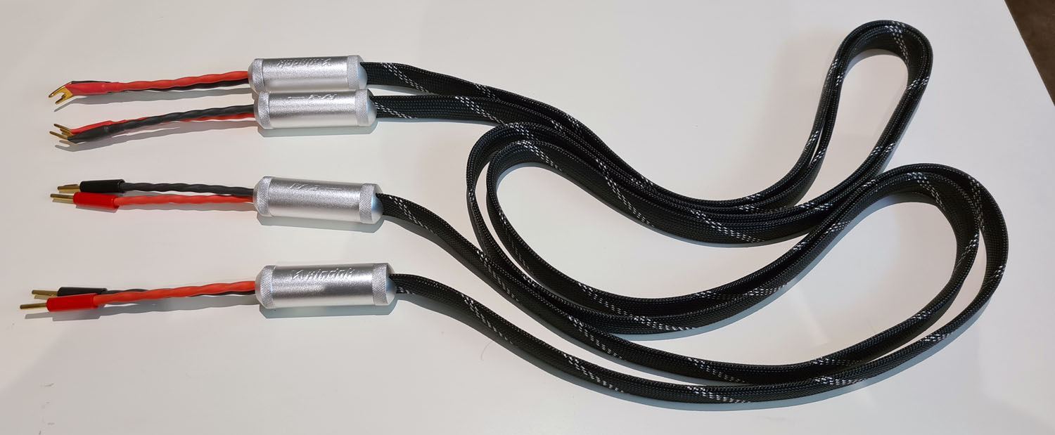 SOLD ELSEWHERE: FS: Speaker Cables 5N Cu, 4N Ag Film Band, 2.5m pr [PER ...