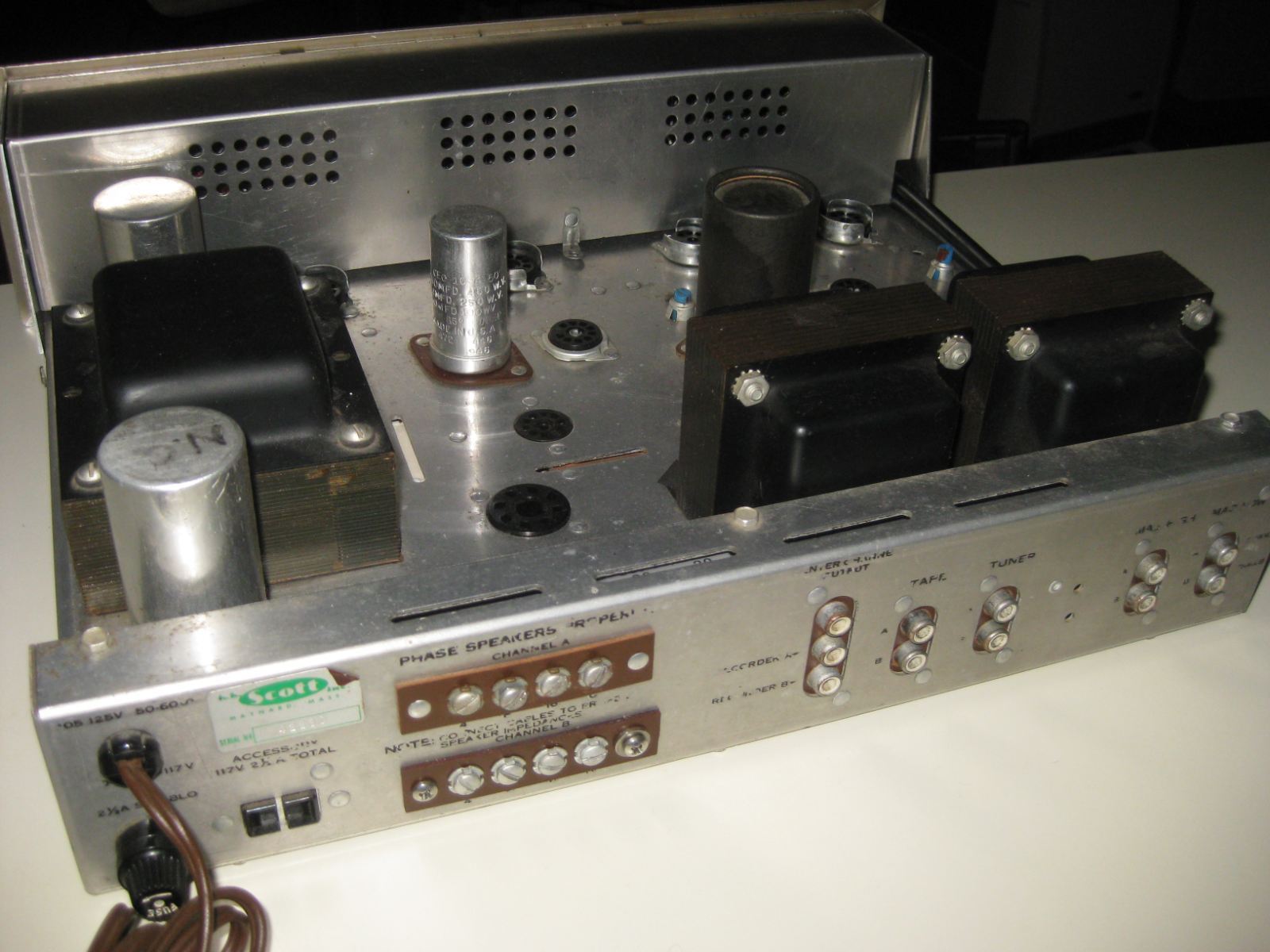 Scott 222a valve amplifier. USA voltage. - Stereo, Home Cinema ...