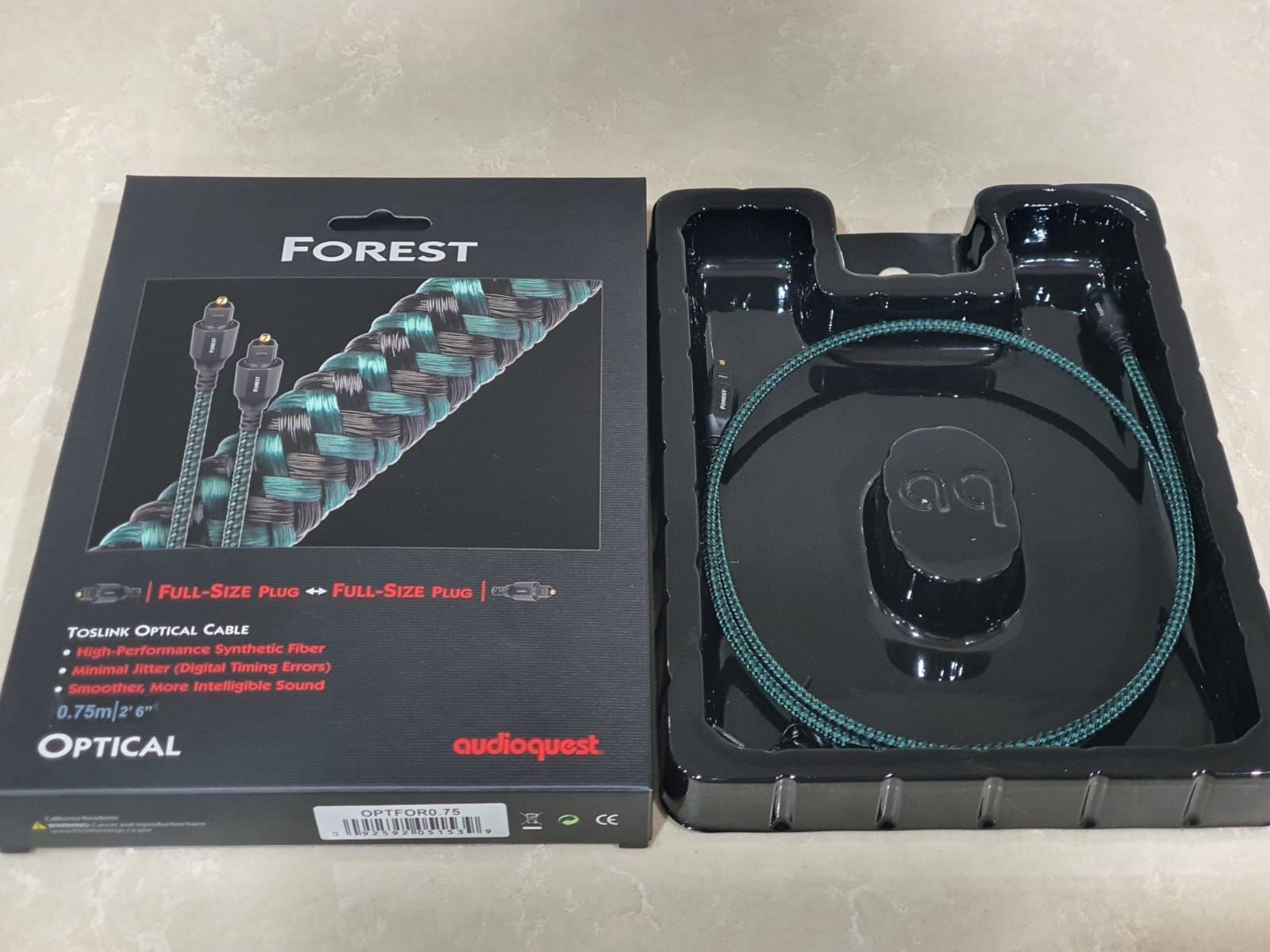 FS: AudioQuest Forest Optical Audio Cable 0.75m |﻿ Hi-Fi and Cinema ...