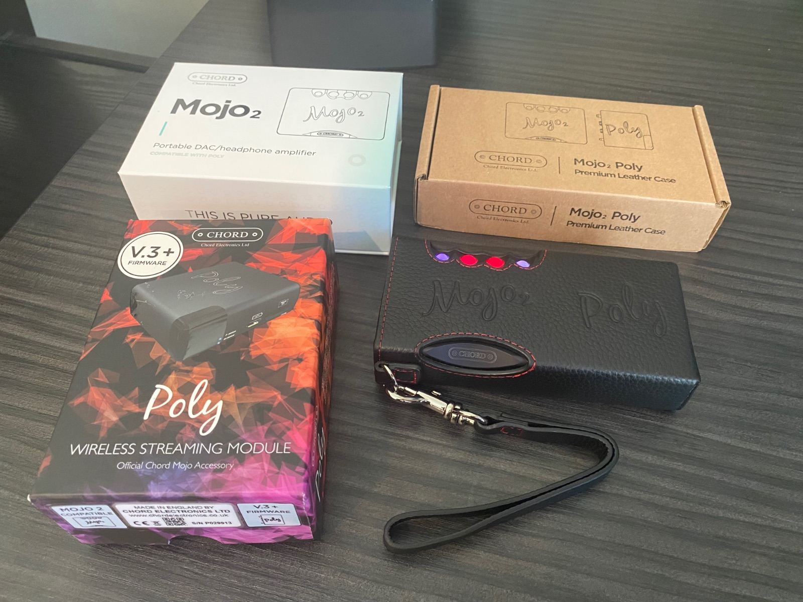 FS: Chord Mojo 2 / Poly / Premium Leather Case Bundle (invoice May ‘22 ...
