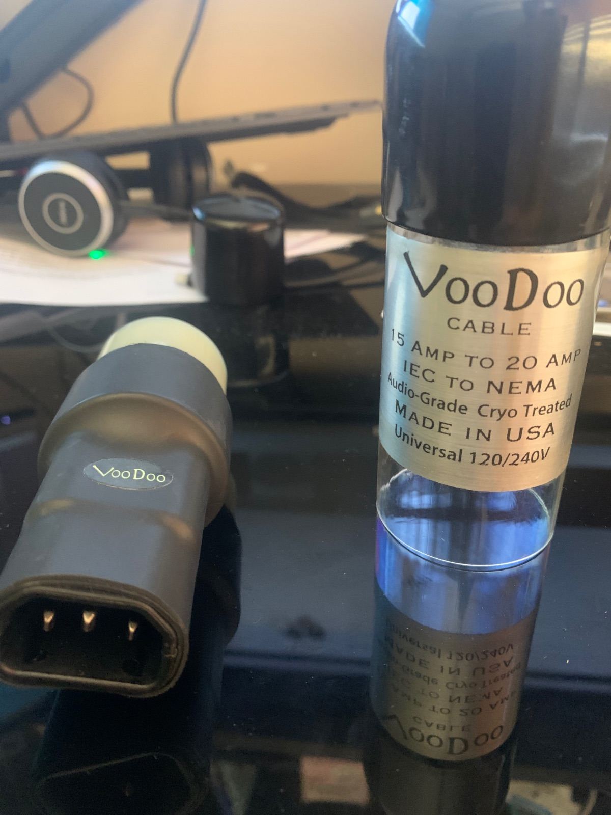 FS: Voodoo IEC to NEMA Power cable Break-In Adapter - Hi-Fi and Cinema ...