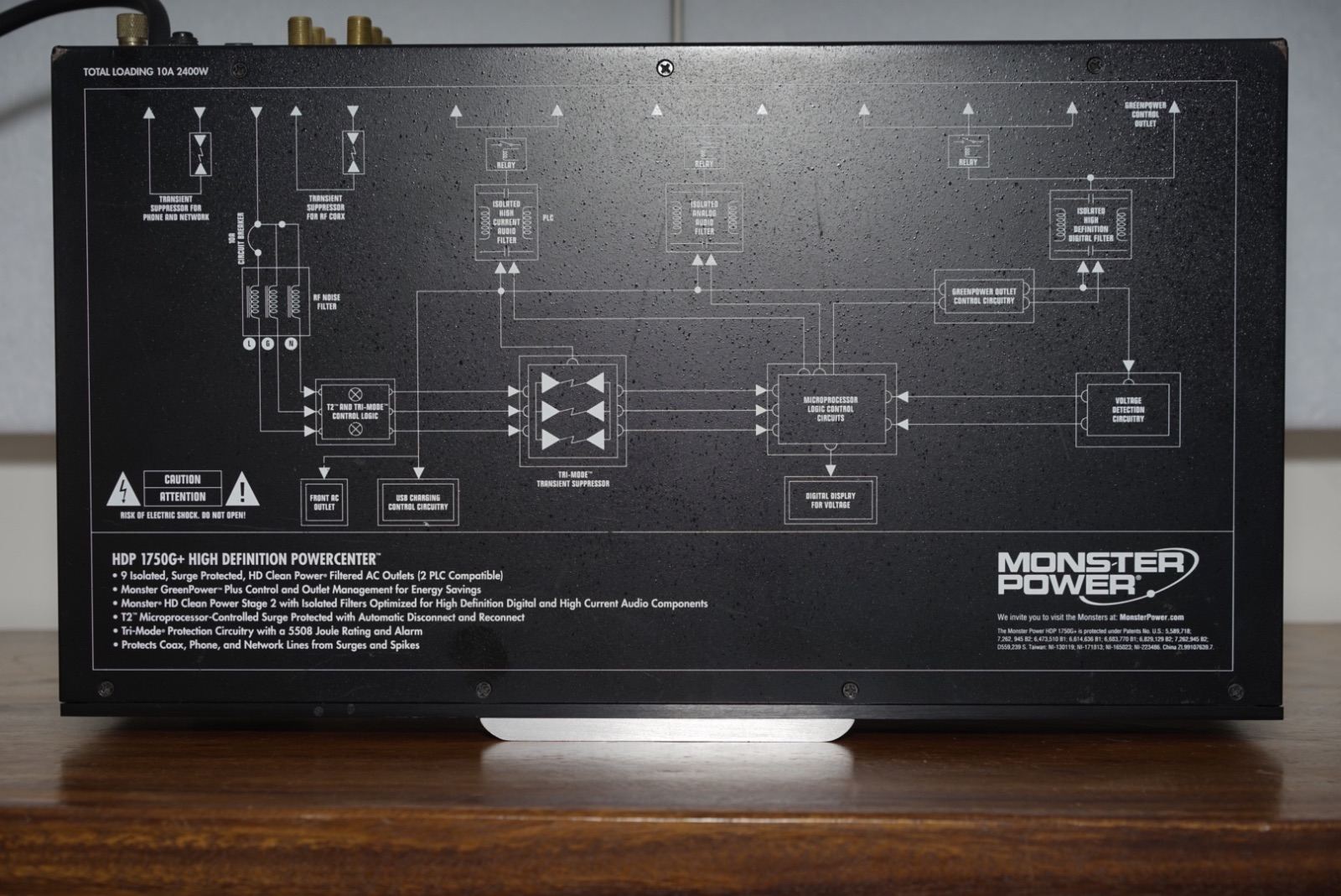 Monster HDP 1750G+ AU Power Centre |﻿ Hi-Fi and Cinema Cables & Accessories