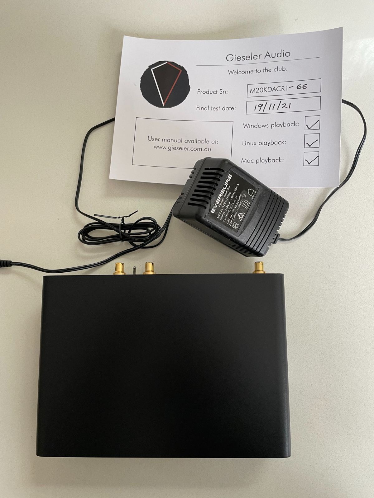 FS: Gieseler Kompakt R2R AD1862 multibit NOS Dac |﻿ Stereo, Home Cinema ...