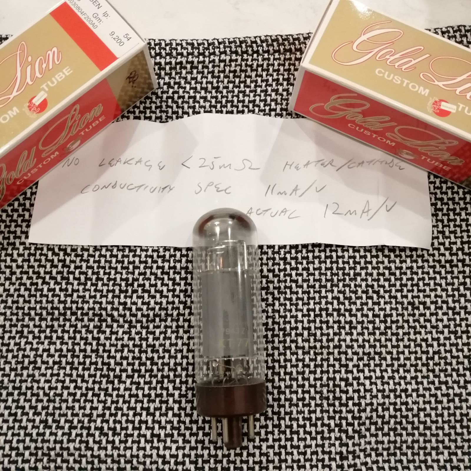 FS: (REDUCED) 1970s Gold Lion KT77 Quad - Hi-Fi and Cinema Cables ...