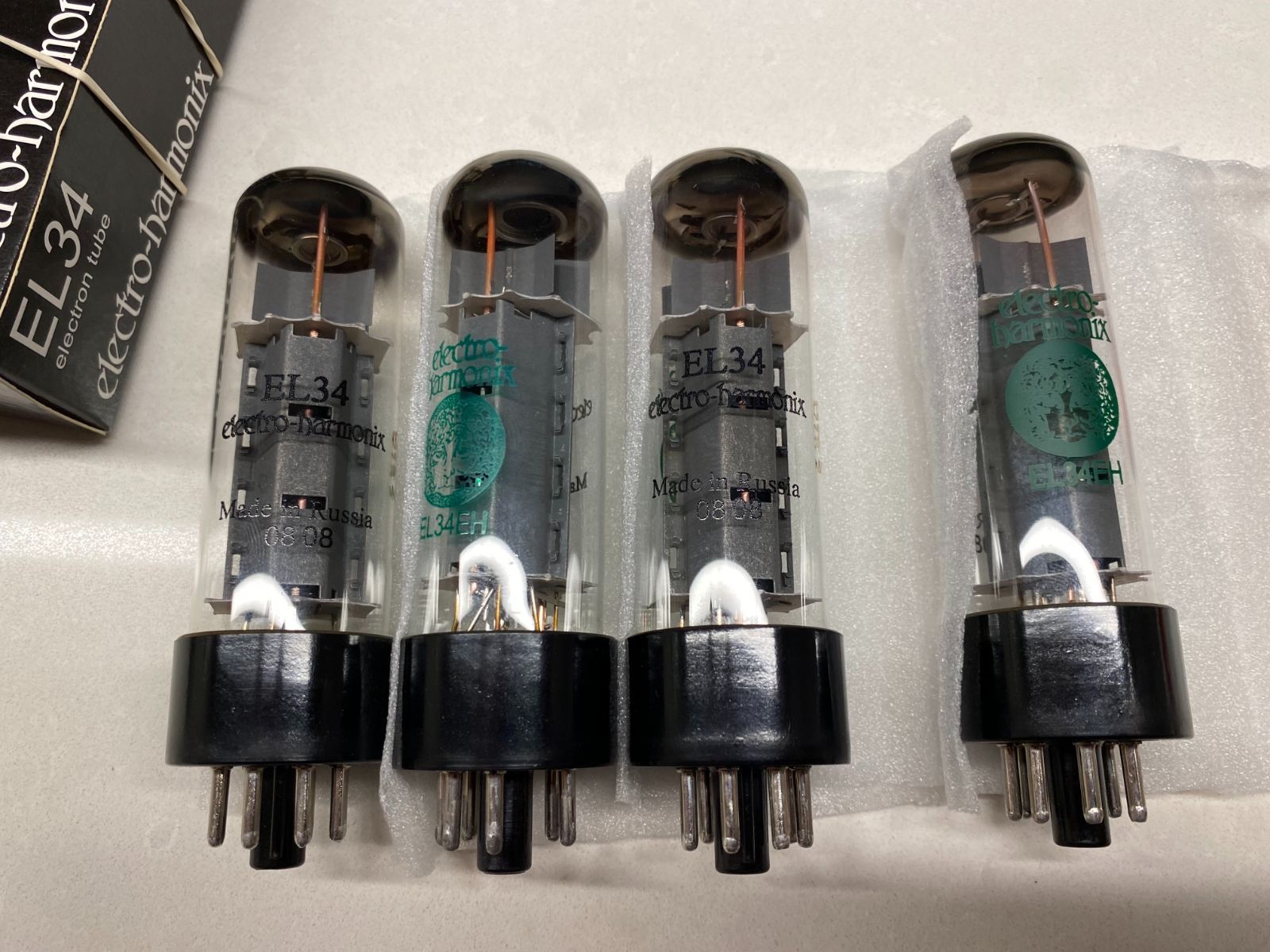 FS: Electro Harmonix EL34 MATCHED QUAD = Unused |﻿ Hi-Fi and Cinema Cables & Accessories