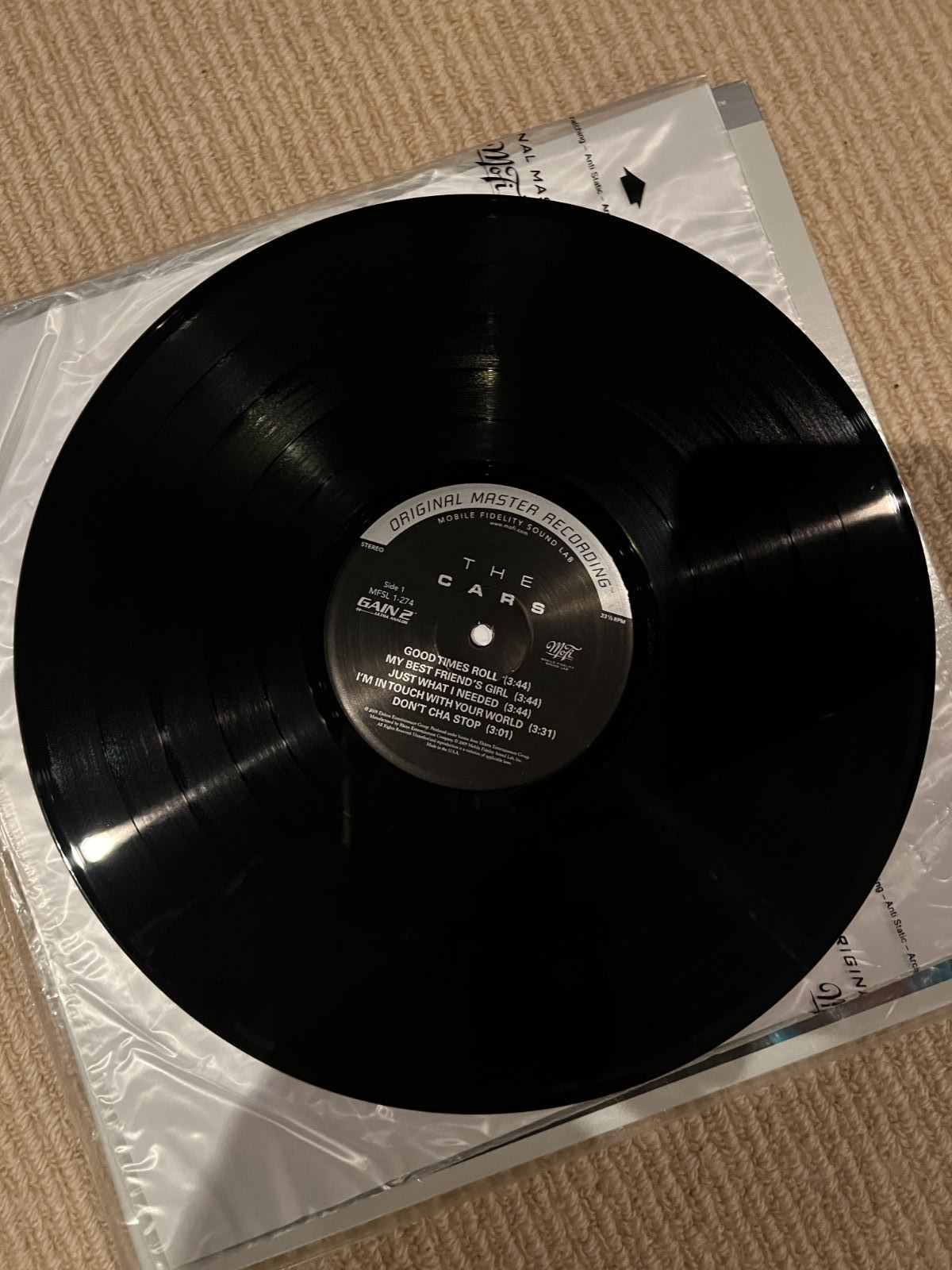 Mobile Fidelity Sound Lab - The Cars The Cars - VINYL |﻿ Vinyl, CD, and ...