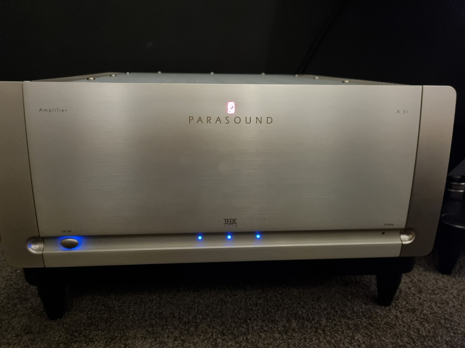 FS: Parasound Halo A31 3 channel power amp - Stereo, Home Cinema ...