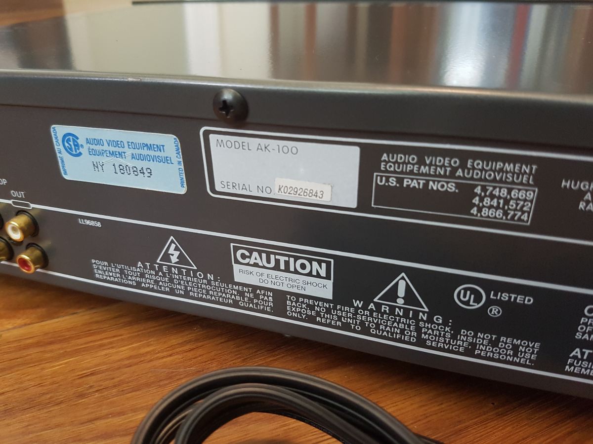 FS: Hughes AK-100 SRS Sound Processor - Stereo, Home Cinema, Headphones ...