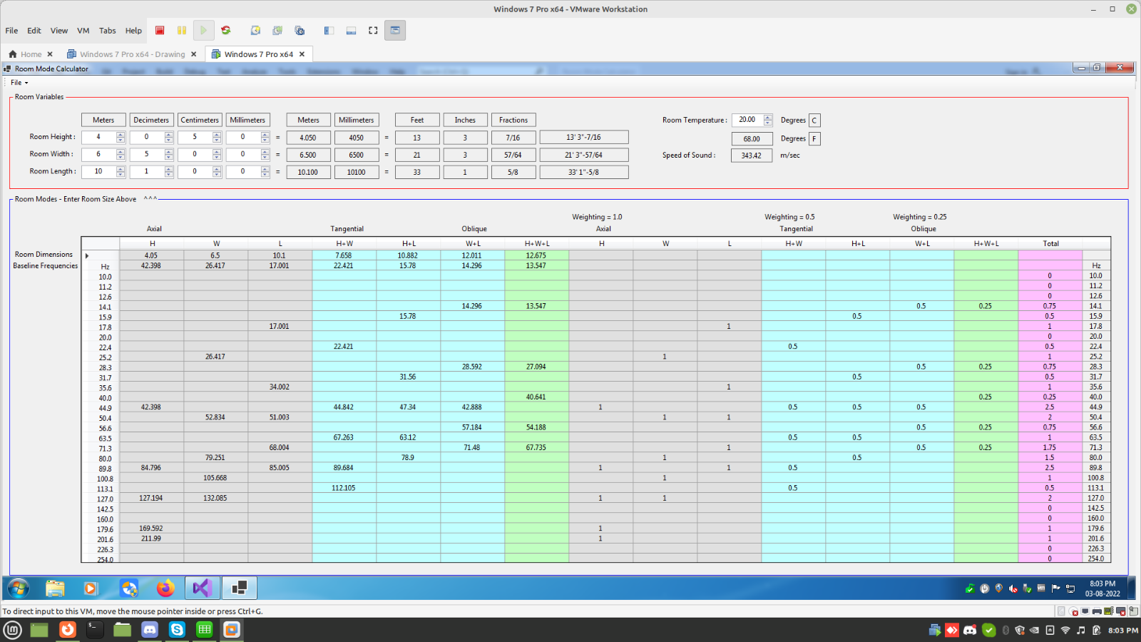 Room Mode Calculator - Room Acoustics, Construction and Design - StereoNET
