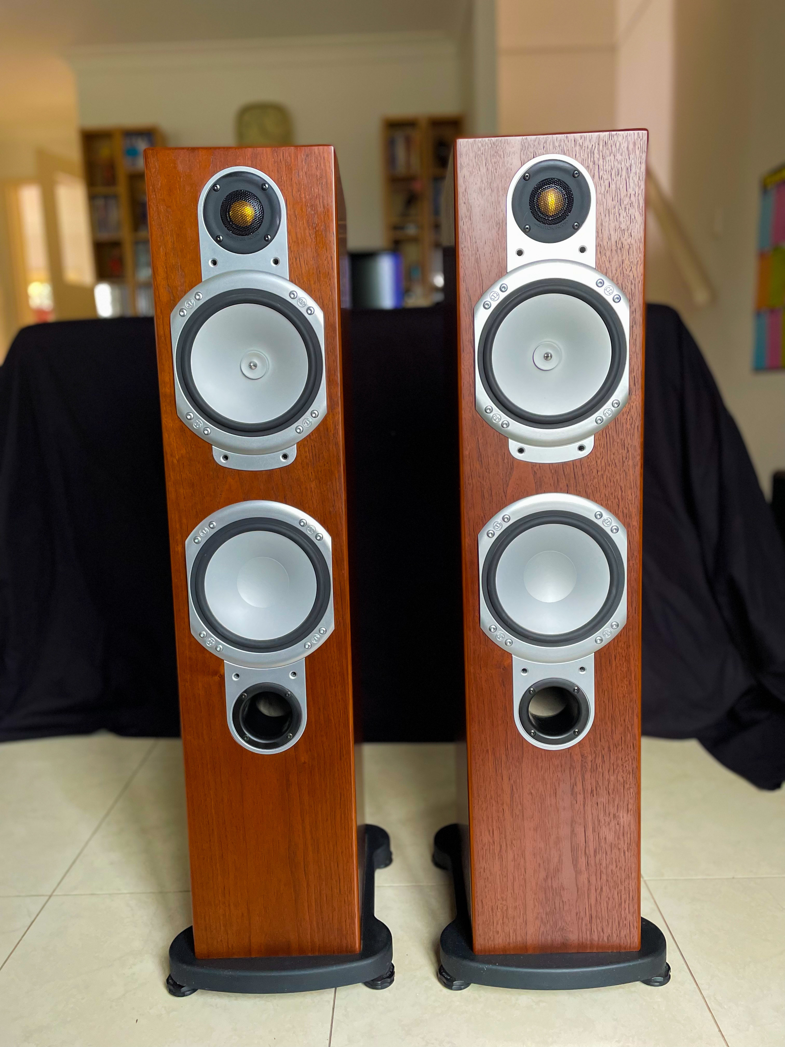 Monitor Audio Silver RS6 - Walnut color - flawless condition |﻿ Stereo ...