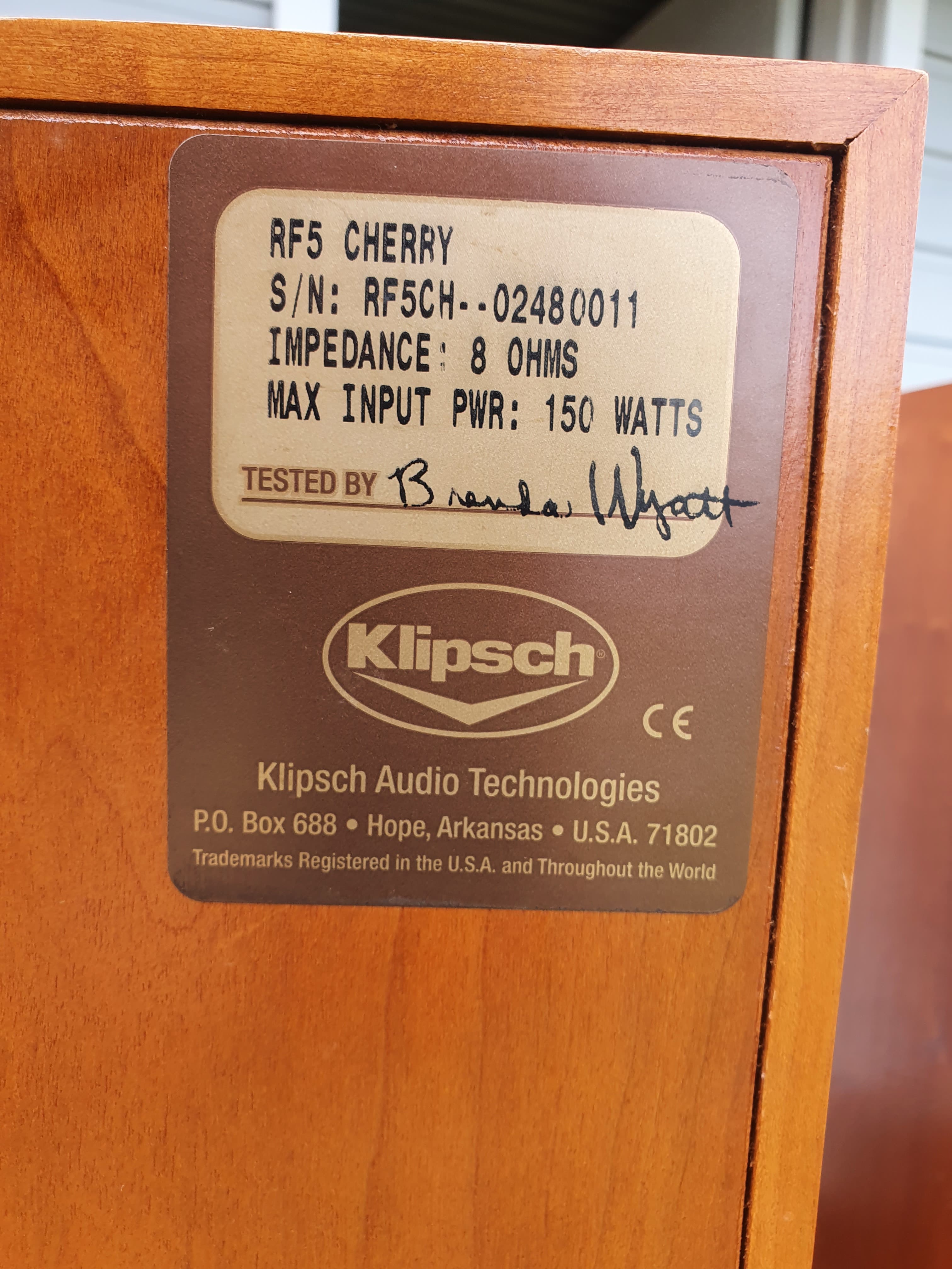 FS: Klipsch RF-5 |﻿ Stereo, Home Cinema, Headphones Components