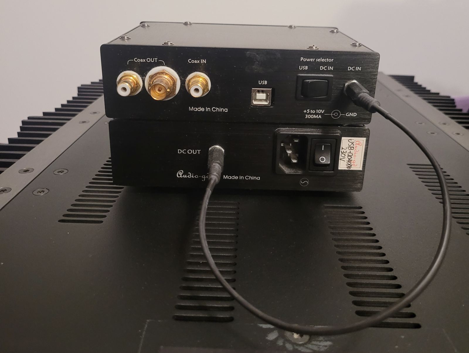 FS: AUDIO-GD USB TO COAXIAL CONVERTER WITH EXTERNAL POWER SUPPLY ...