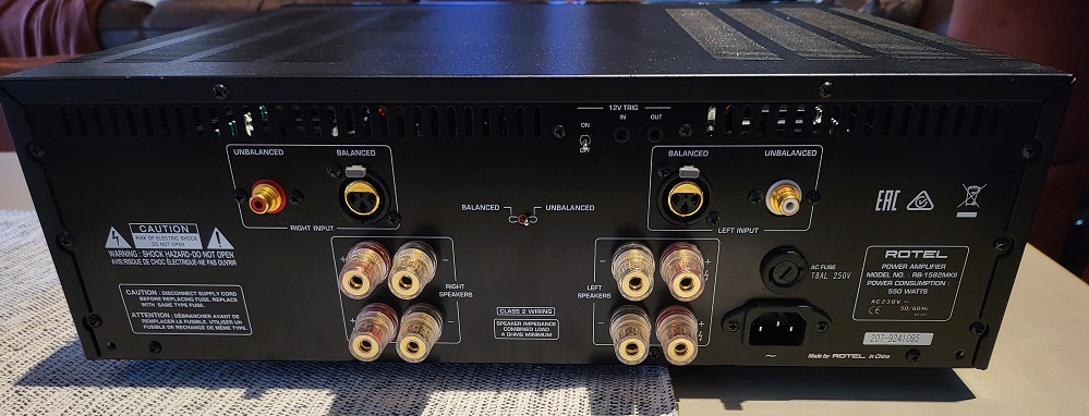 FS: Rotel RB-1582 MKII Power Amplifier (2x200W @ 8ohms) - Stereo, Home ...