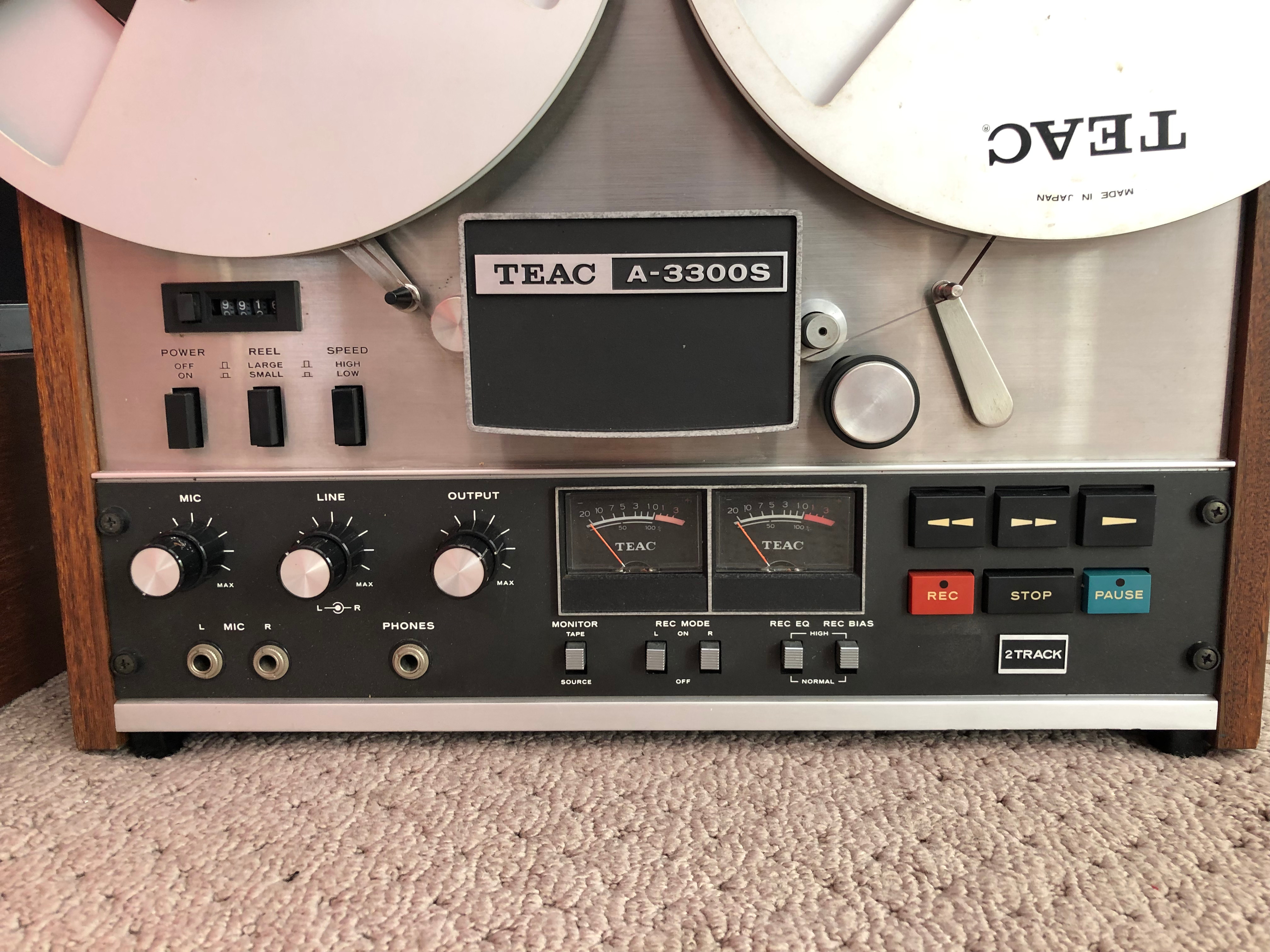 FS: TEAC A3300S-2T 2-Track Master Recorder |﻿ Stereo, Home Cinema ...