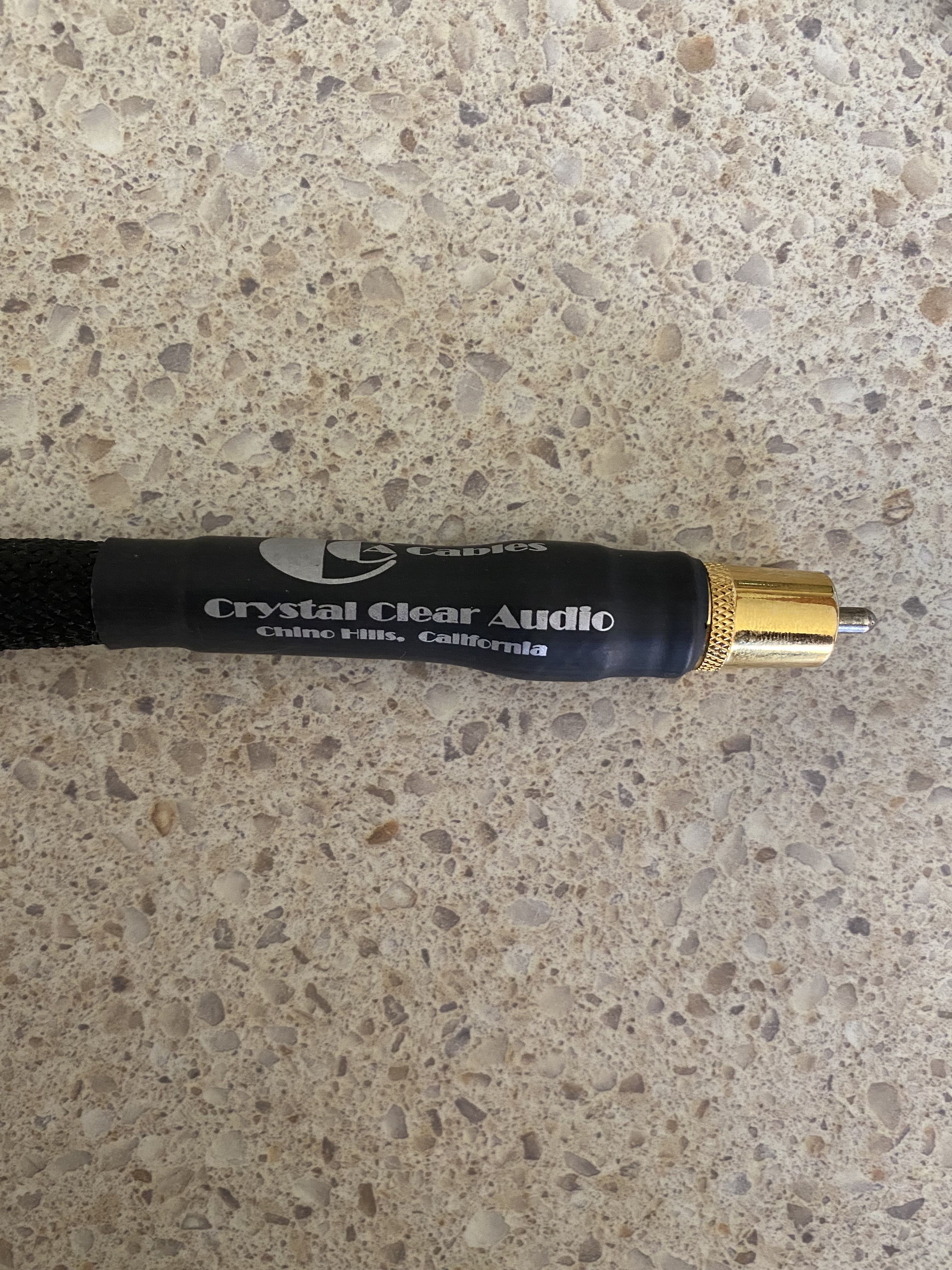 CRYSTAL CLEAR AUDIO "MASTER CLASS" Digital coax cable |﻿ Hi-Fi and ...