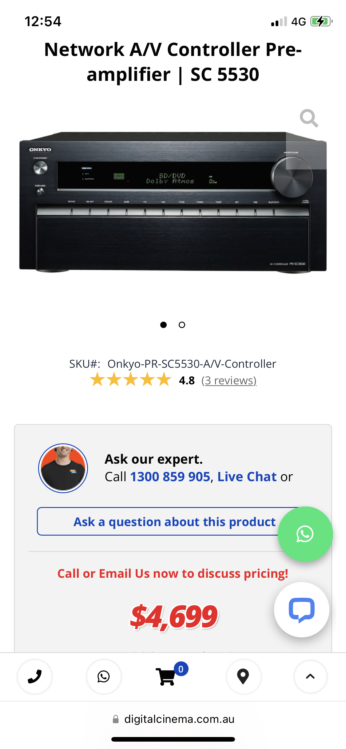 Price drop: Onkyo PR-SC5530 11.2 Channel A/V Pre-amp - Stereo, Home Cinema, Headphones ...