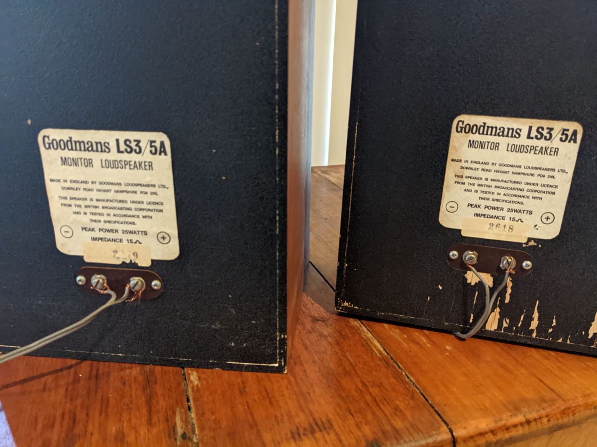 FS: Goodmans BBC LS3/5a speakers |﻿ Stereo, Home Cinema, Headphones Components