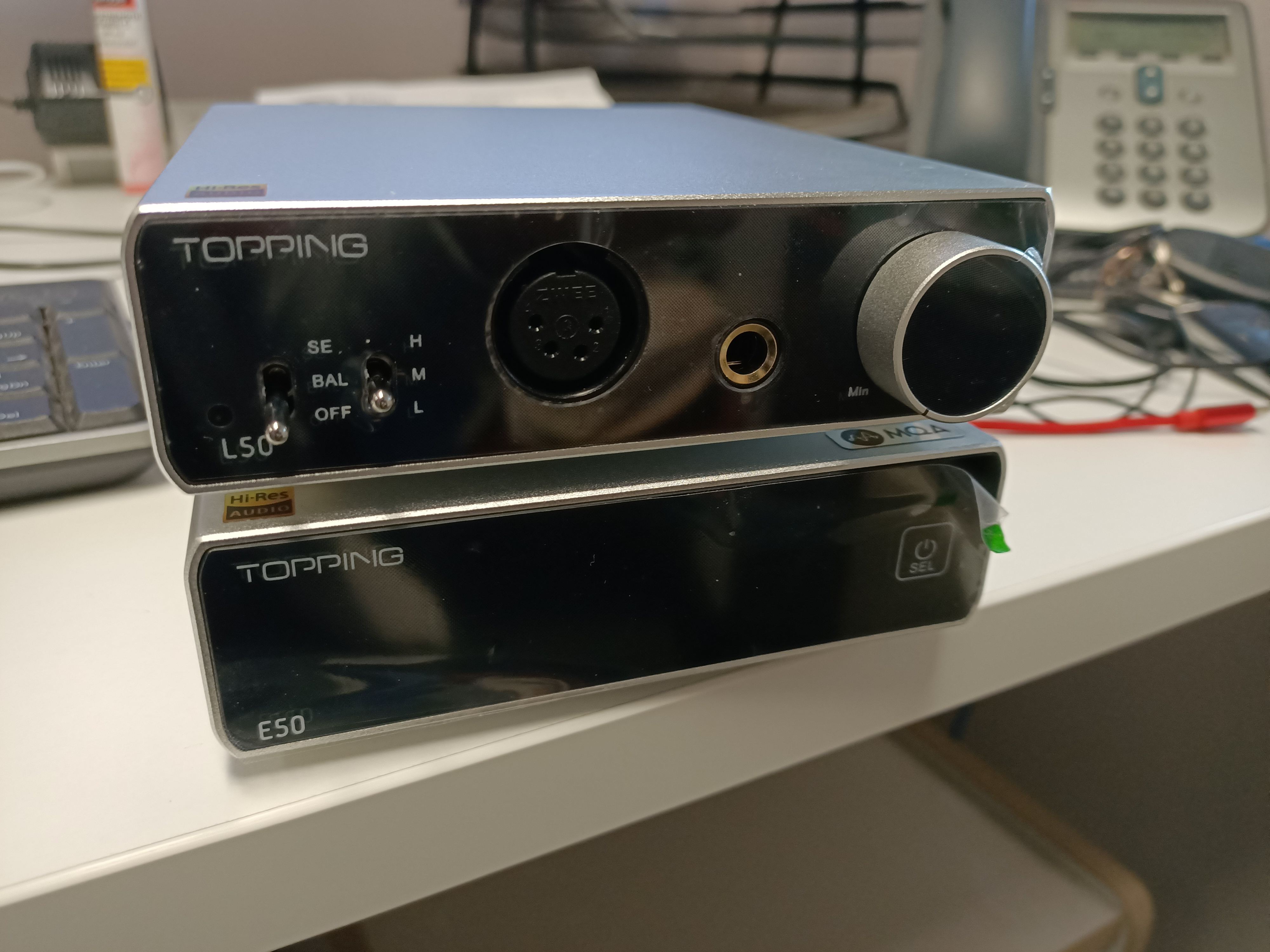 FS: Topping L50 and E50 stack MQA DSDdac and headphone amp - Stereo ...