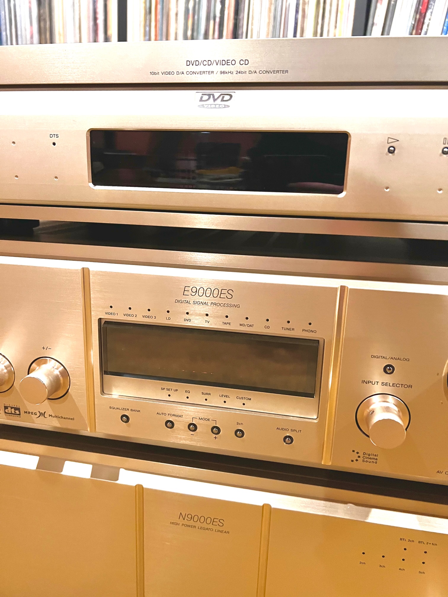 SONY N9000ES 5 Ch. Power Amp, E9000ES Preamp & DVPS7700 CD/D - Stereo ...