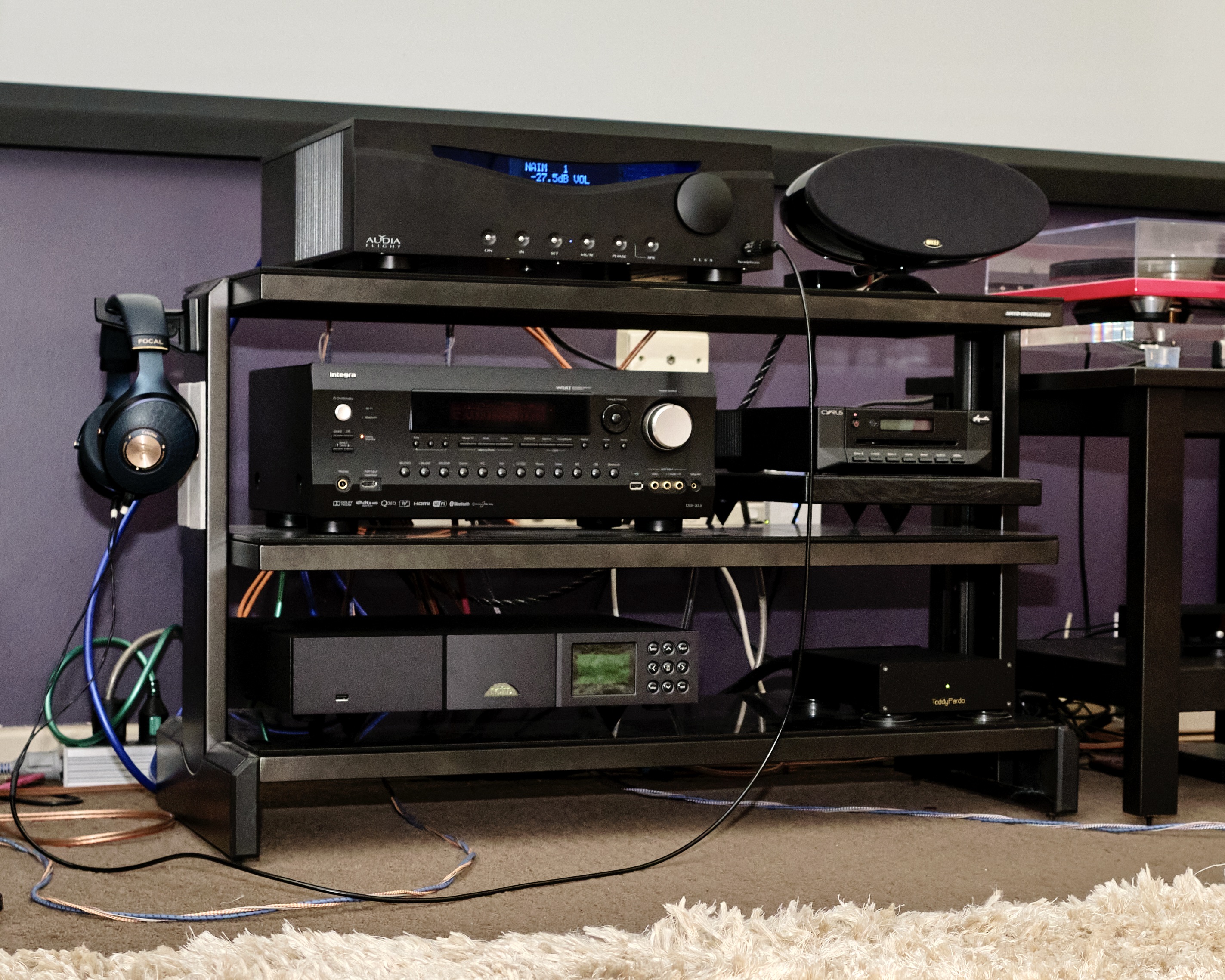 FS: Sound Organisation UK Made HiFi Rack - Hi-Fi and Cinema Cables ...