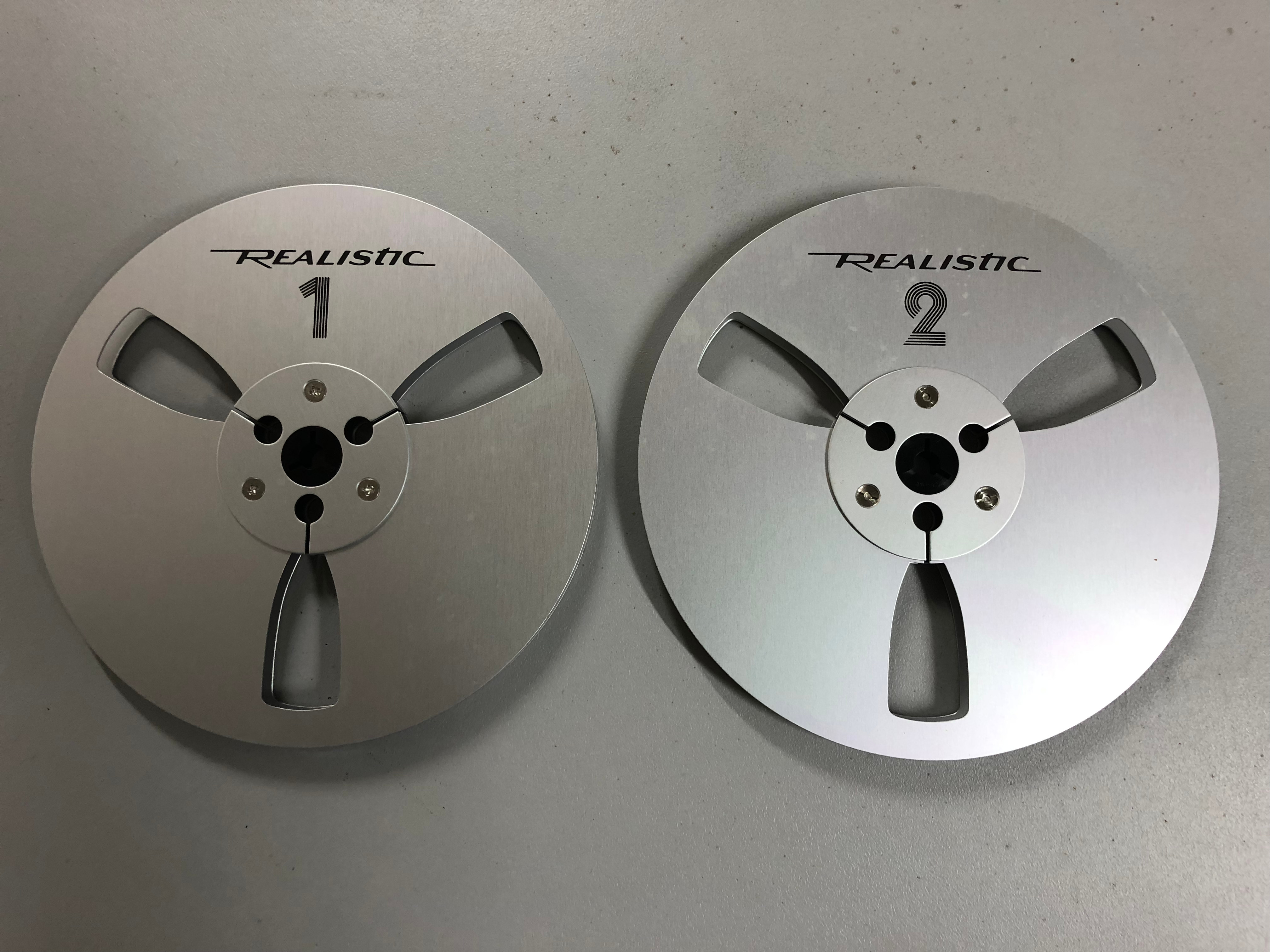 FS: Realistic 7" Metal Reel Set |﻿ Hi-Fi and Cinema Cables & Accessories