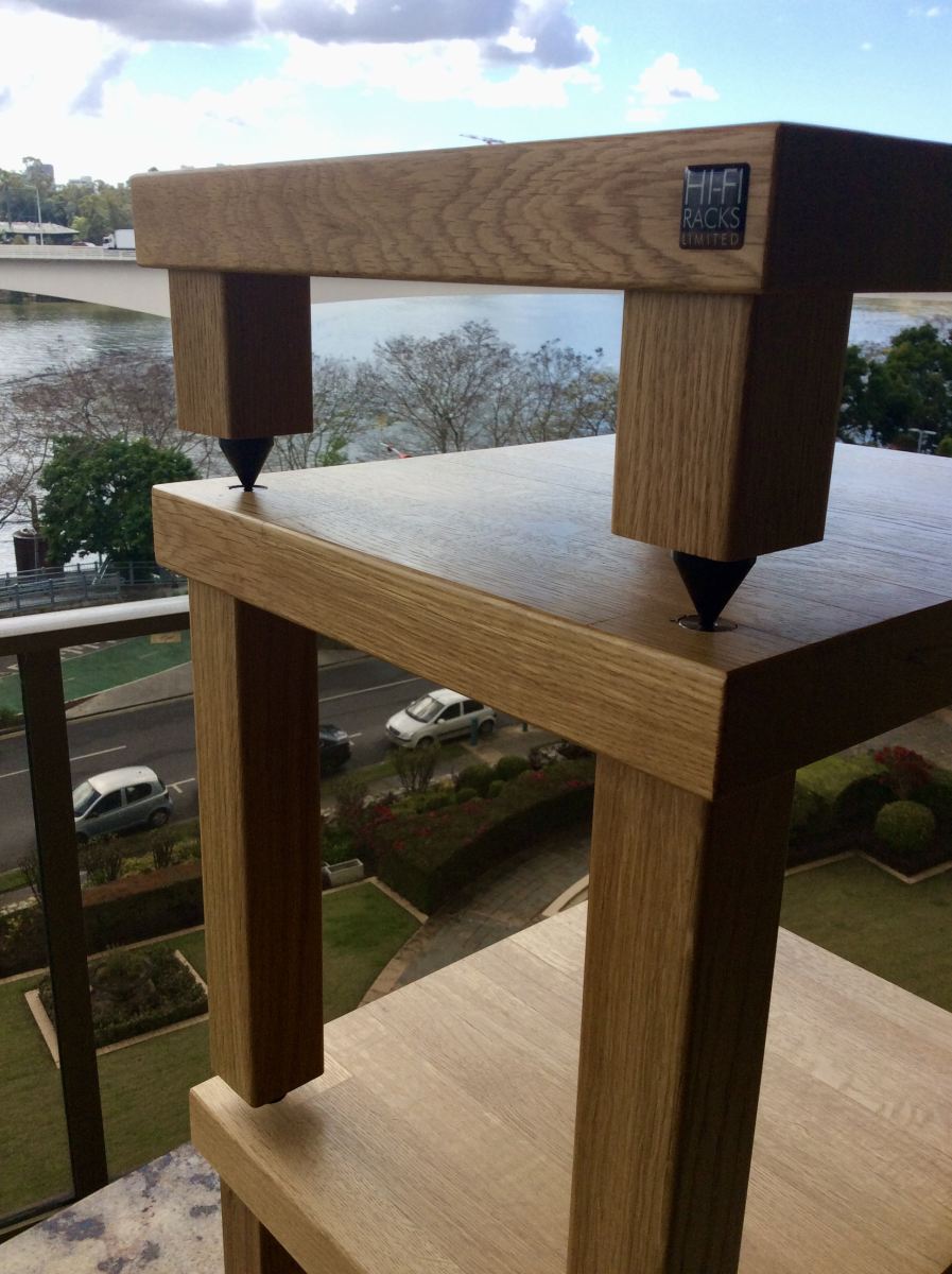 HiFi Racks U.K., Bespoke Oak 4 Tier System Rack - Hi-Fi and Cinema ...