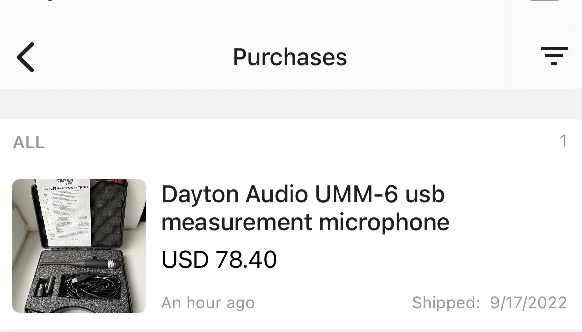 MiniDSP UMIK-1 calibration microphone - Wanted to Buy - StereoNET