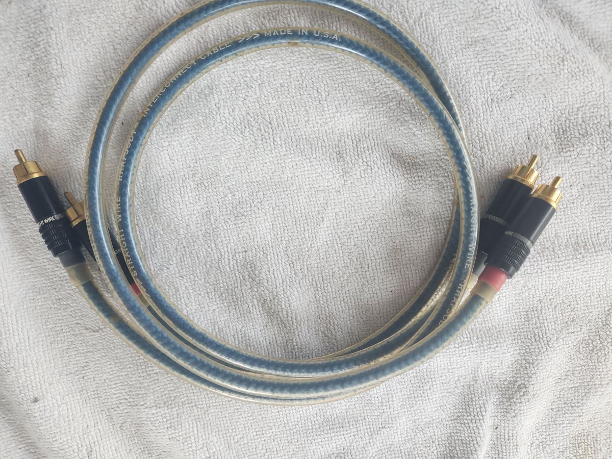 straight wire rhapsody interconnect RCA 1M long |﻿ Hi-Fi and Cinema ...