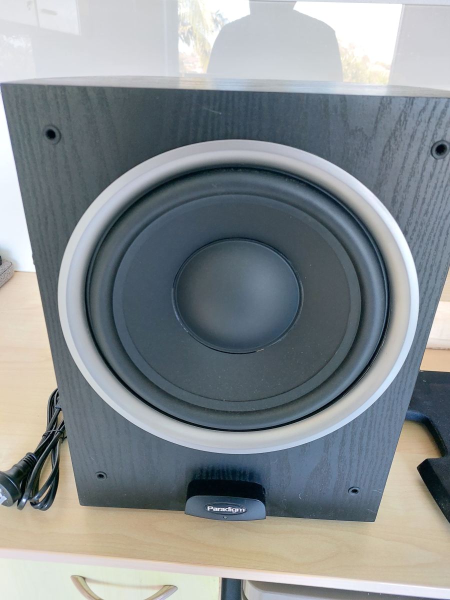 Paradigm PDR 100 Subwoofer - Black Ash - Stereo, Home Cinema ...