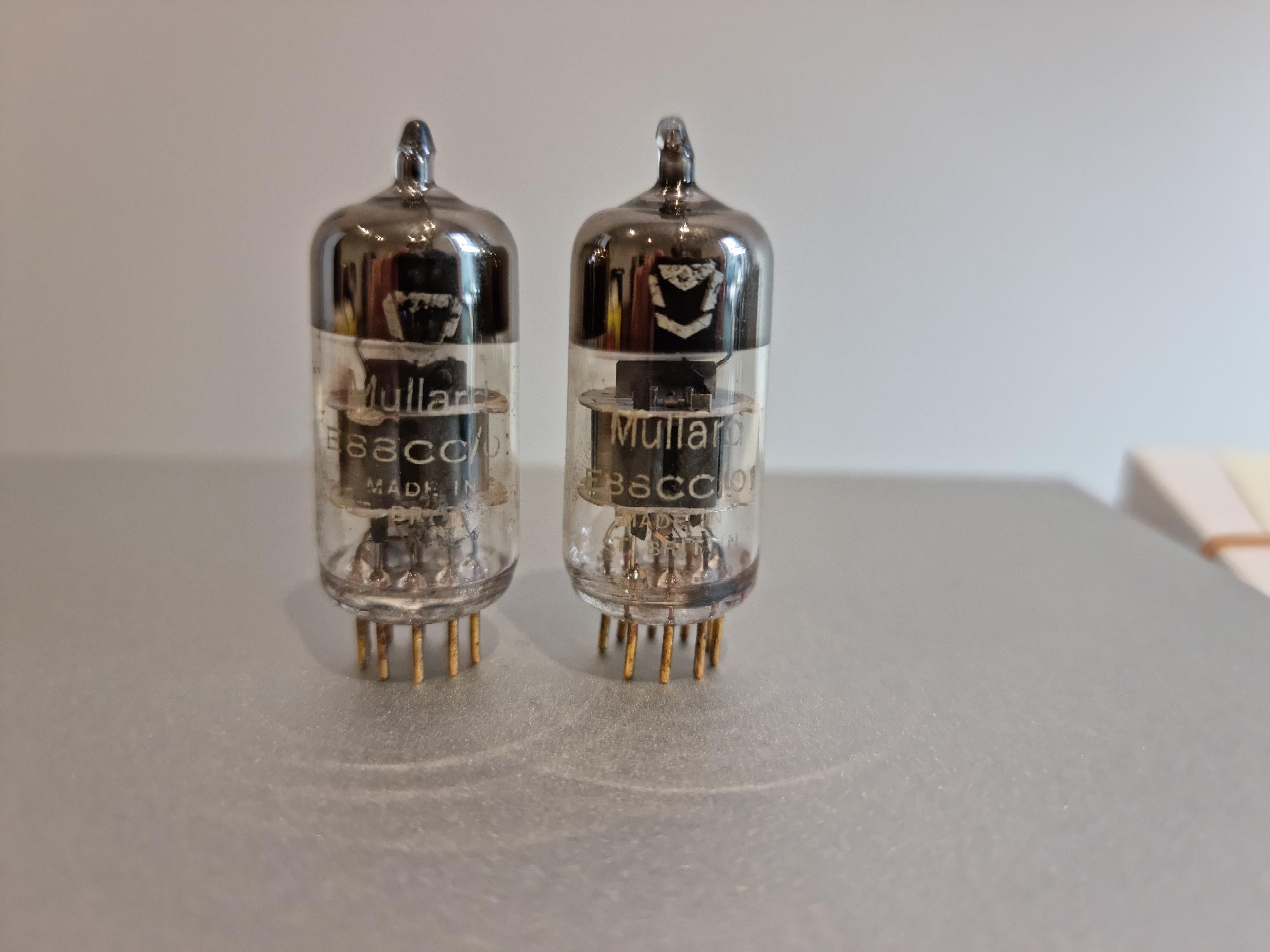 Rare NOS Mullard E88CC/01 Tube Pair - set 1 |﻿ Hi-Fi and Cinema Cables ...