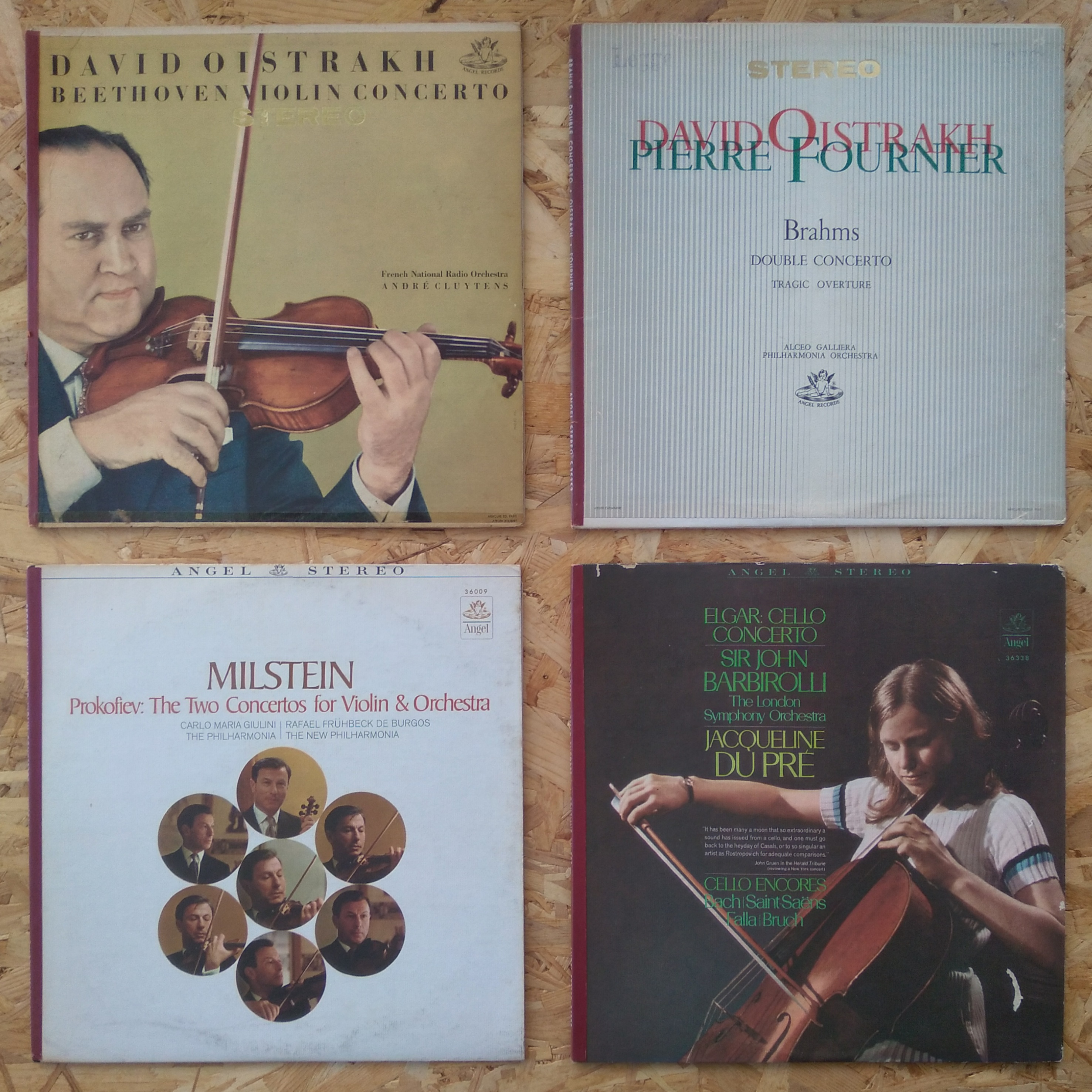 4 Classical Violin Cello Vinyl LP's on Angel Records - Vinyl, CD, and ...