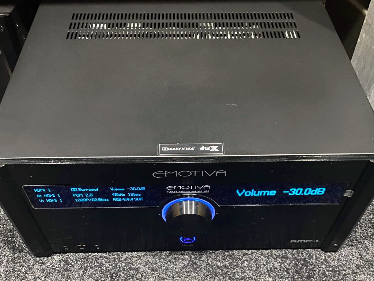 Emotiva RMC1 Surround Processor - Commercial Classifieds - StereoNET