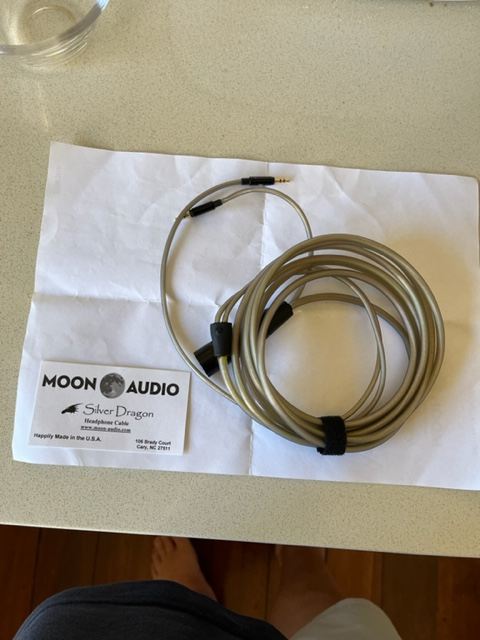 WITHDRAWN: Moon Audio Silver Dragon HP cable 3.0m - Hi-Fi and Cinema ...