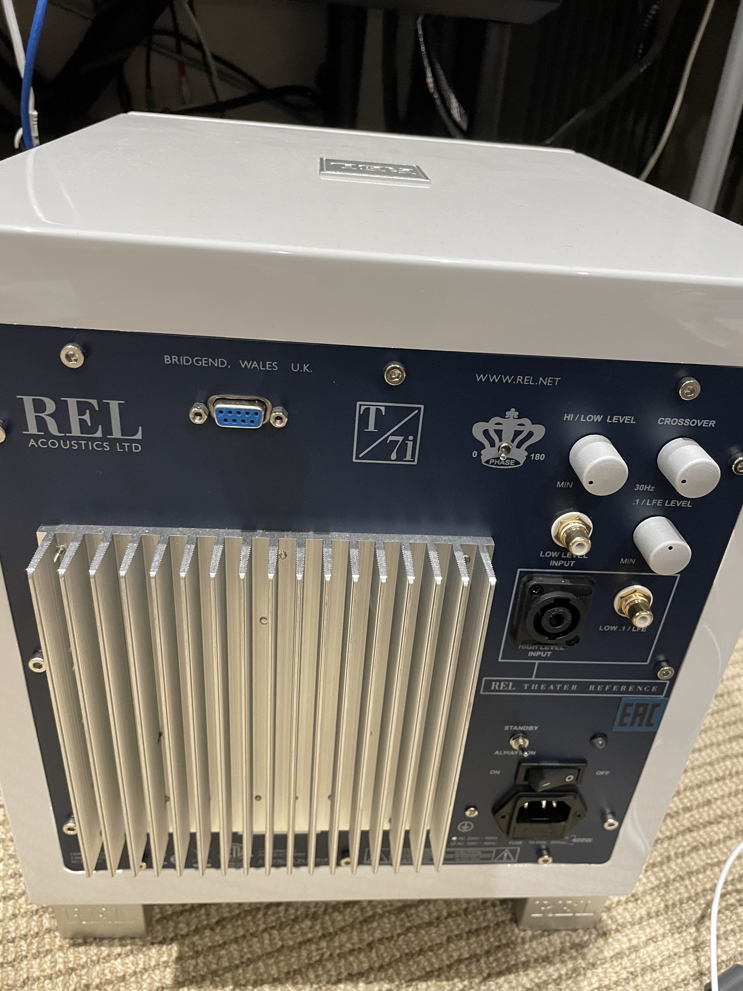 REL T7i Subwoofers Pair (2) gloss white - Stereo, Home Cinema ...