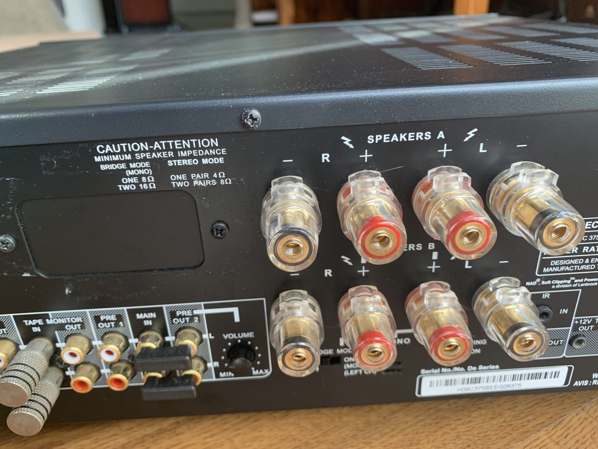 NAD c375bee integrated amplifier - Stereo, Home Cinema, Headphones ...