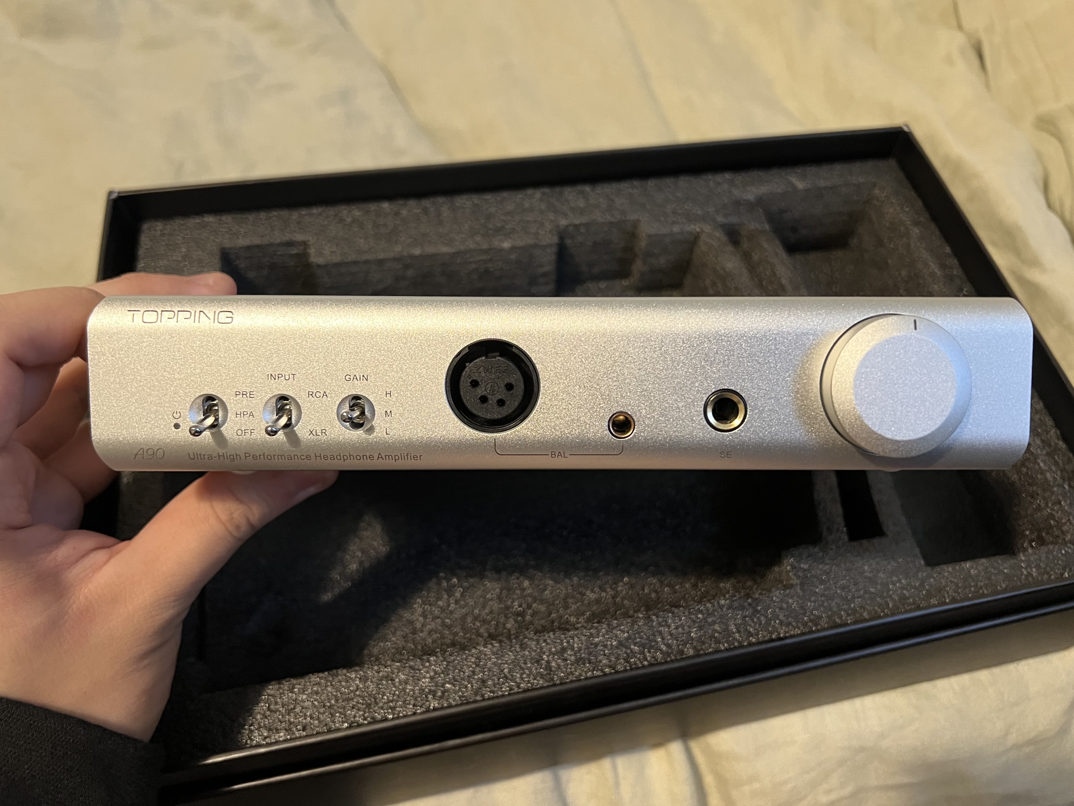 SOLD ELSEWHERE: Topping A90 Headphone Amplifier (Silver) - Stereo, Home ...