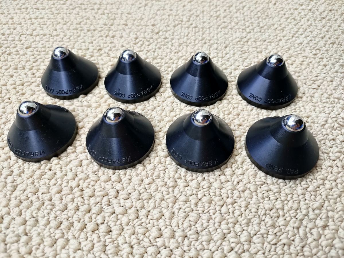 Vibrapod Isolation Cones (x8) |﻿ Hi-Fi and Cinema Cables & Accessories