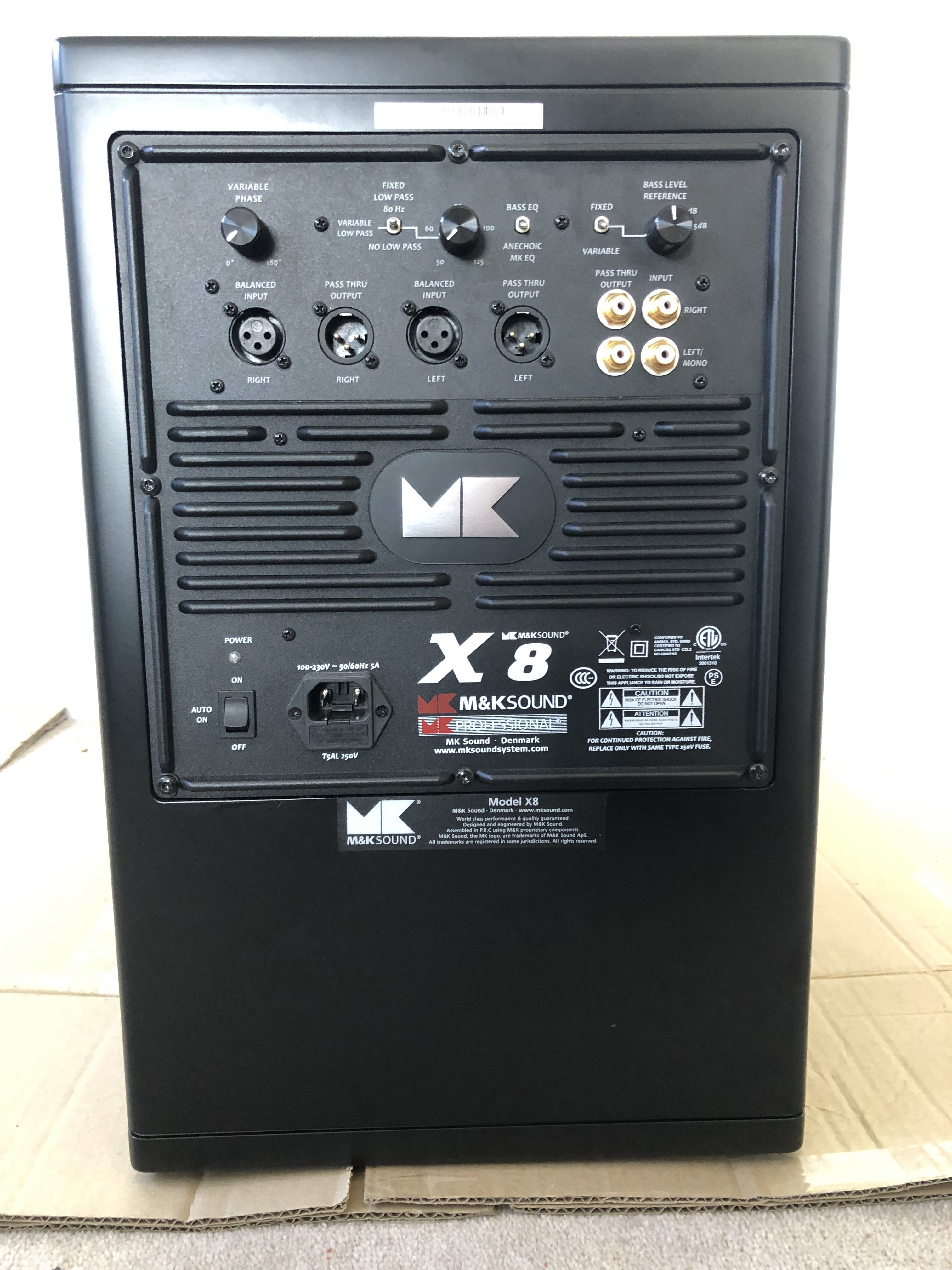 M&K Sound X8 powered subwoofer - Stereo, Home Cinema, Headphones ...