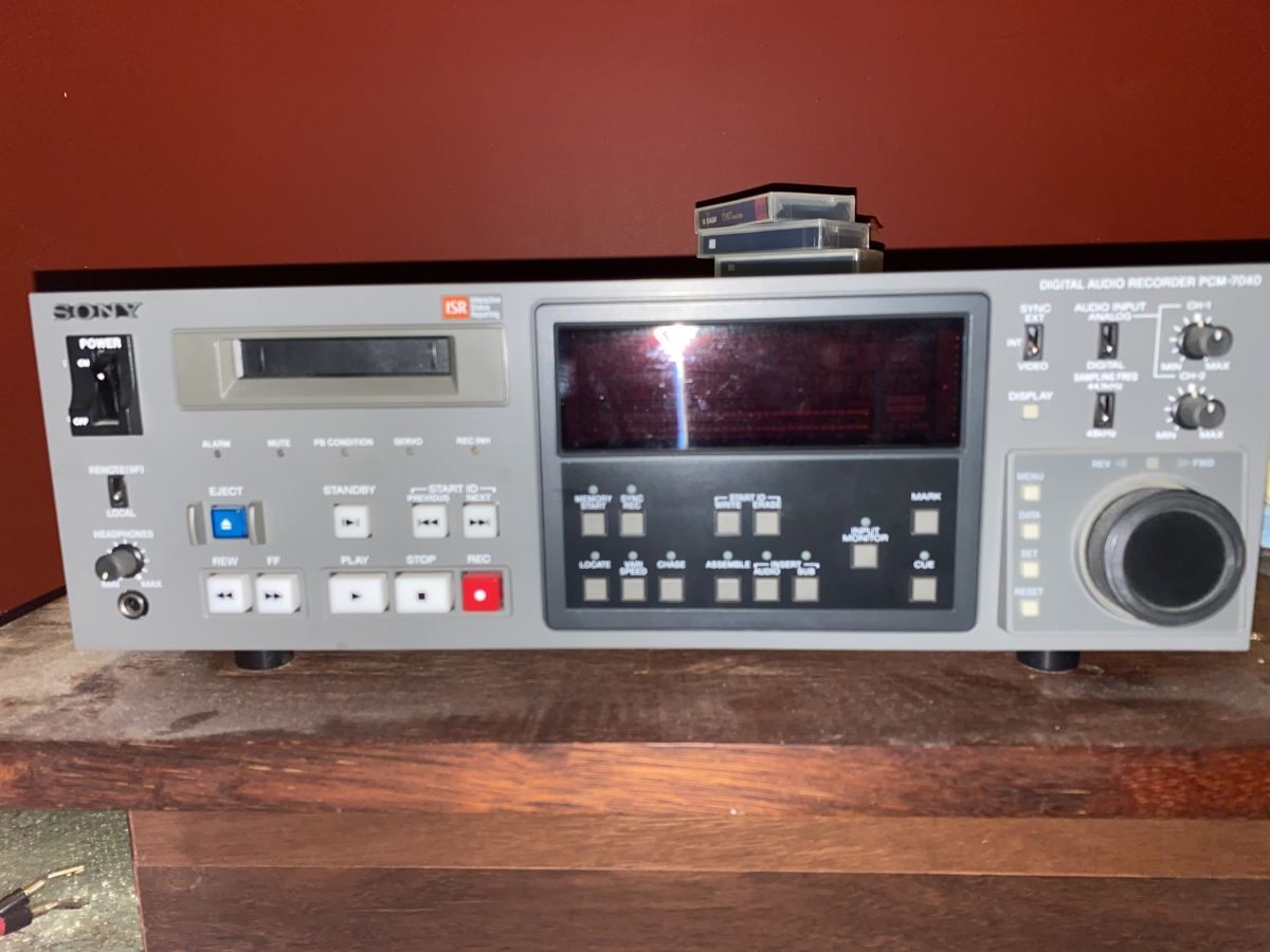 Sony PCM 7040 DAT Player |﻿ Stereo, Home Cinema, Headphones Components