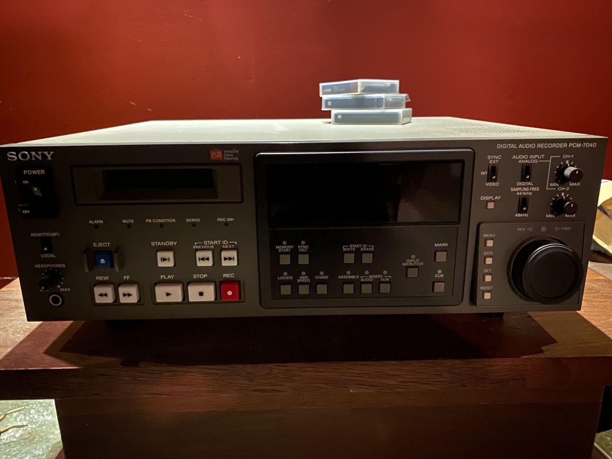 Sony PCM 7040 DAT Player |﻿ Stereo, Home Cinema, Headphones Components