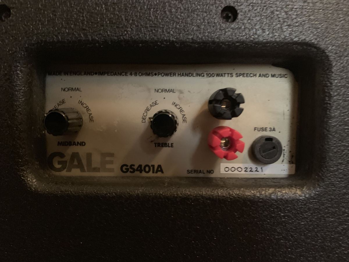 Gale 401a (Chrome End) Speakers |﻿ Stereo, Home Cinema, Headphones ...